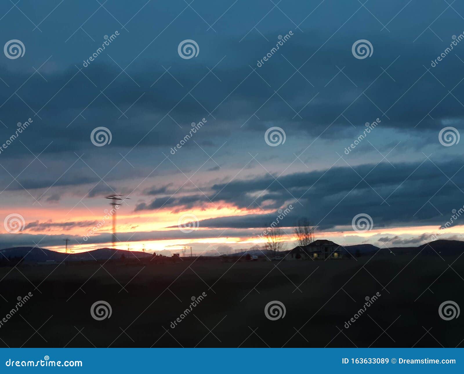 Klamath Falls Oregon 2019 Sunset Stock Image - Image of falls, oregon ...
