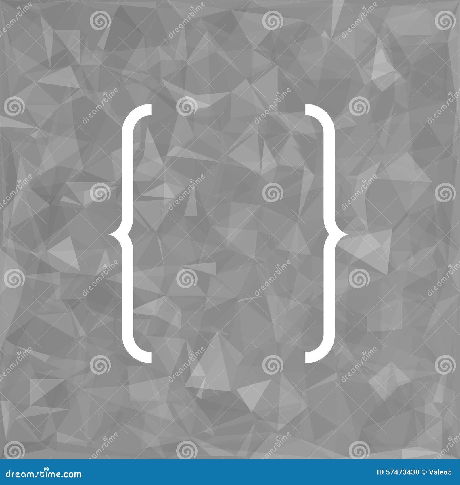 Klammersymbol vektor illustrationer. Illustration av tecken - 57473430