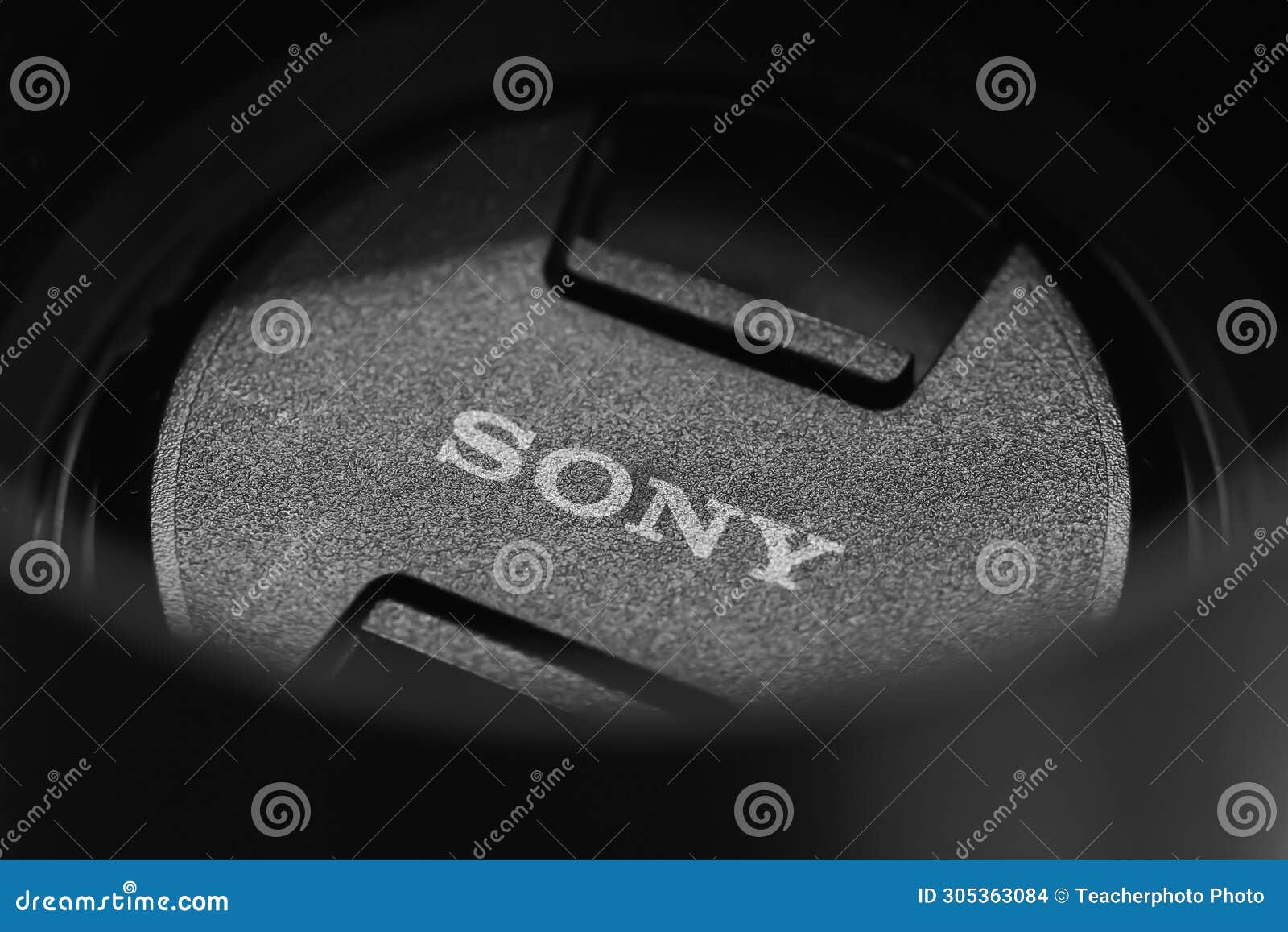 Klang, Malaysia: January 29th, 2024: Close Up View the Sony Lens Cap ...