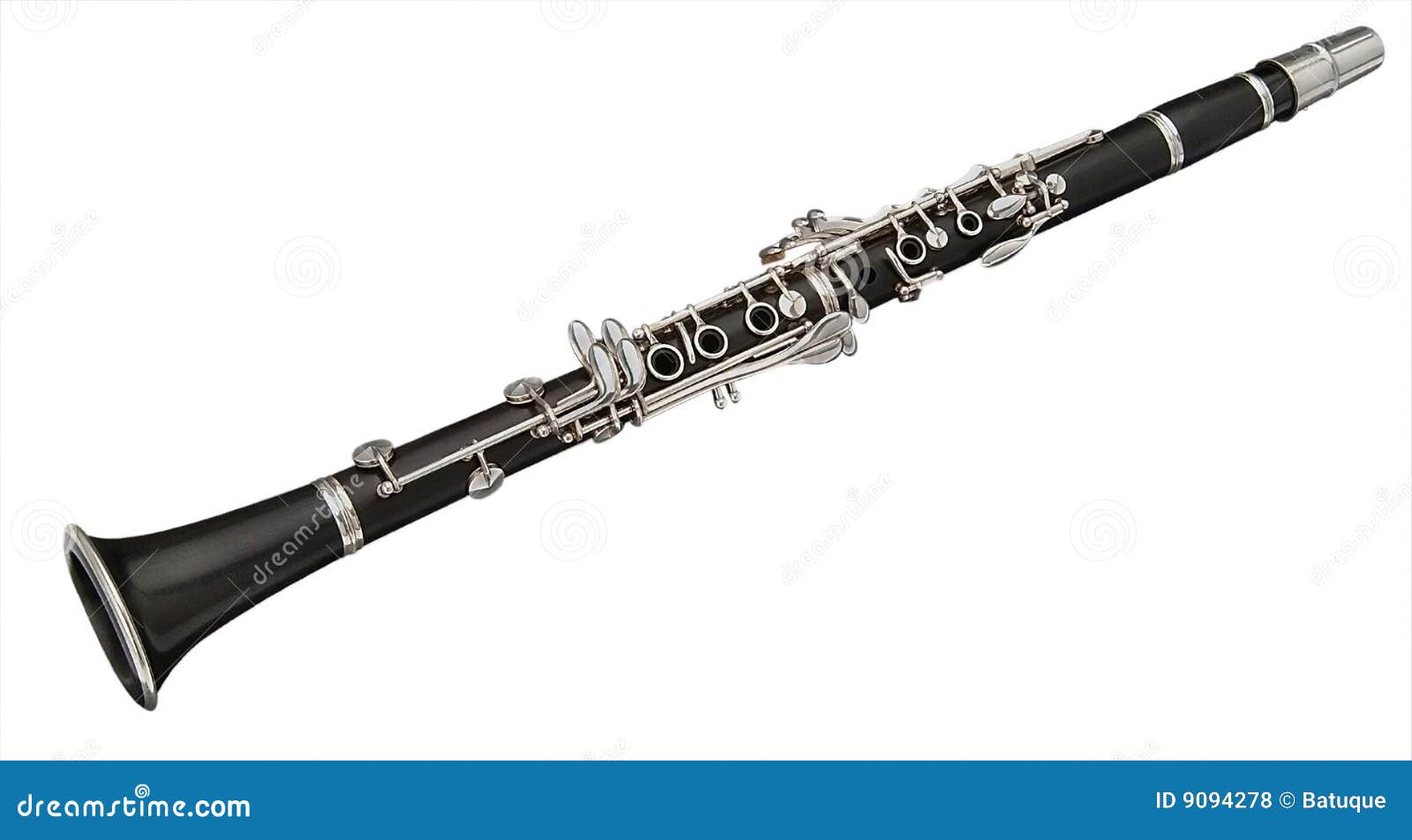 Klarinett arkivfoto. Bild av jazz, konst, bronser, kronärtskockan - 9094278