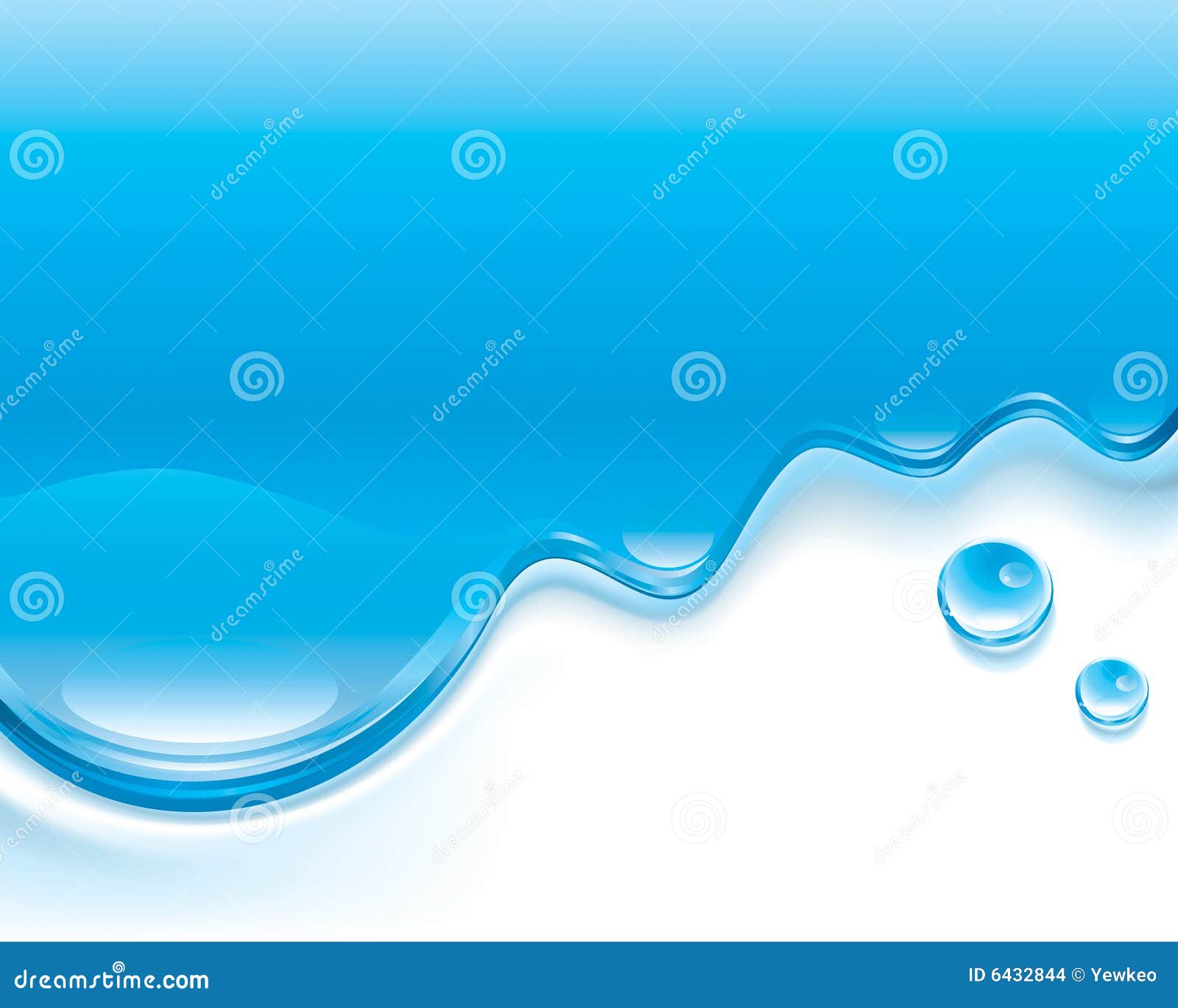 Klart vatten vektor illustrationer. Illustration av tydlig - 6432844