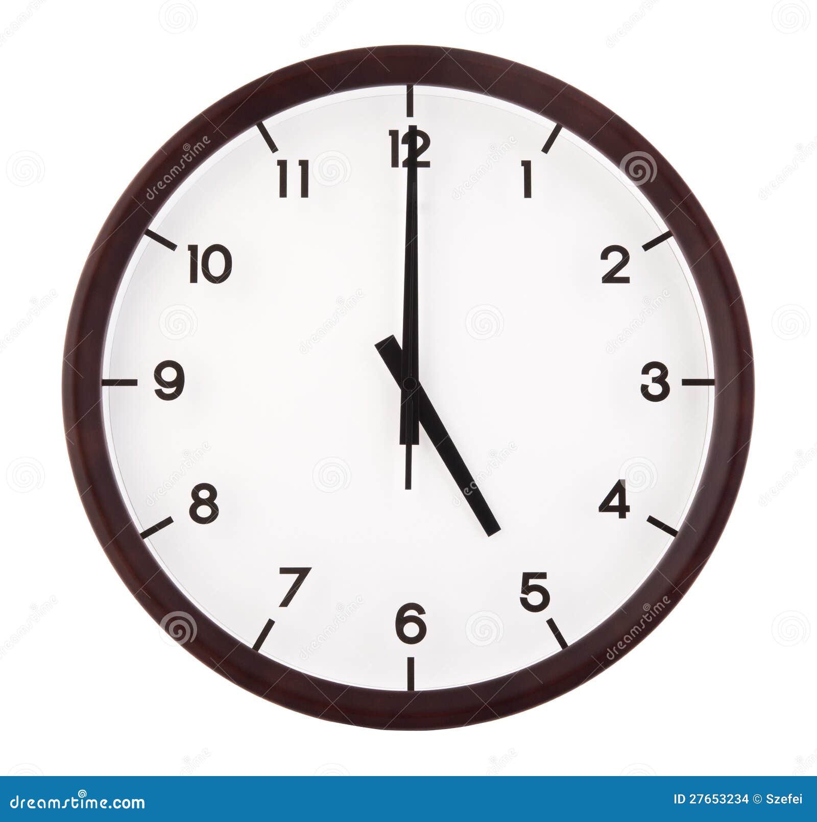 Klassieke analoge klok stock foto. Image of ronde, niemand - 27653234