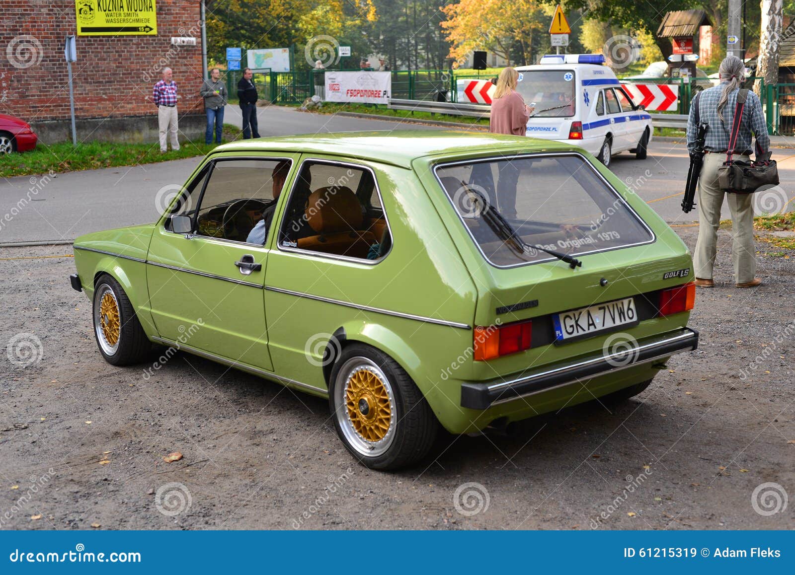 Klassieke Duitse Auto Volkswagen Golf I Redactionele Stock Afbeelding ...