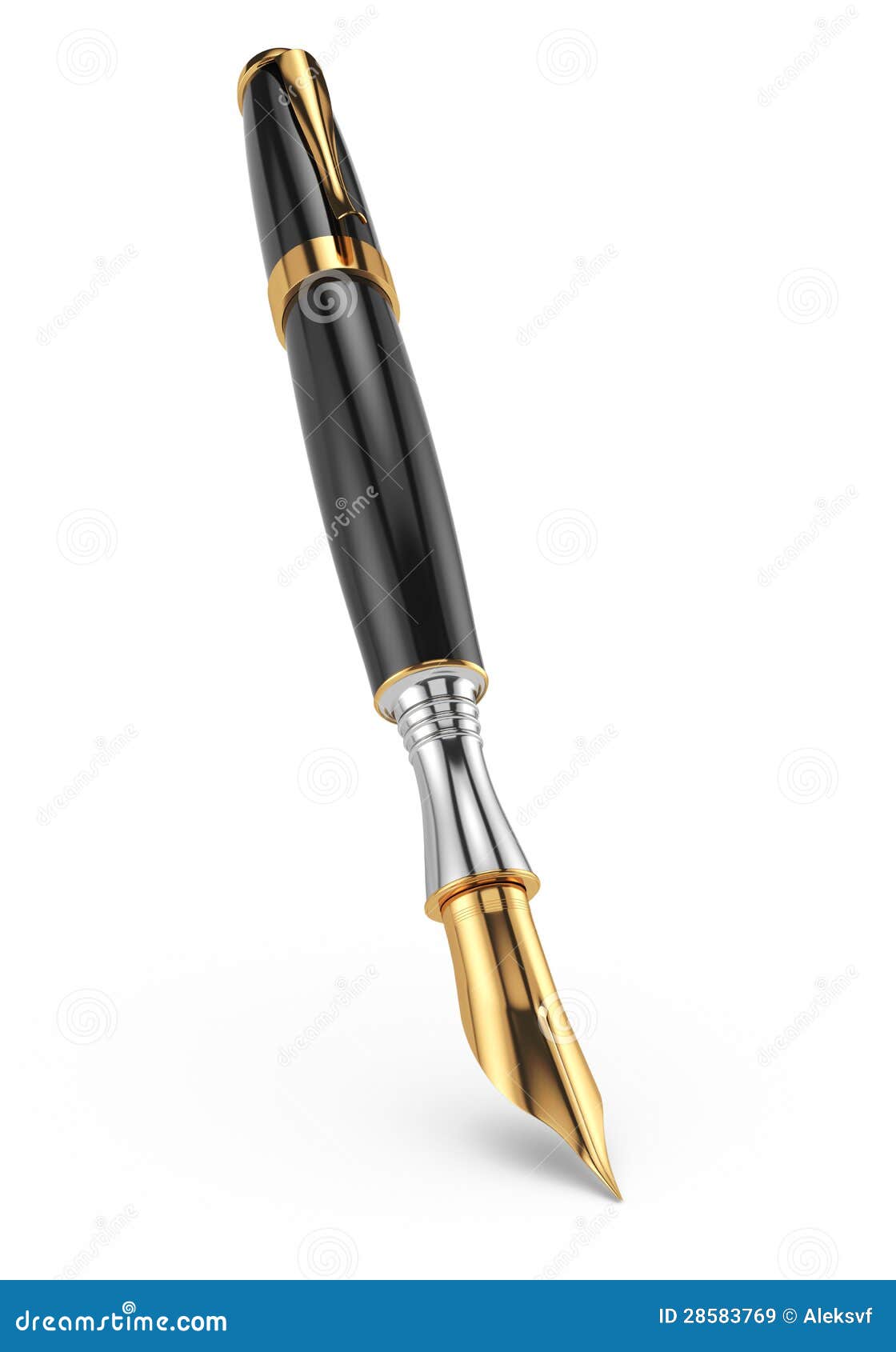 Klassieke vulpen stock illustratie. Illustration of voorwerp - 28583769