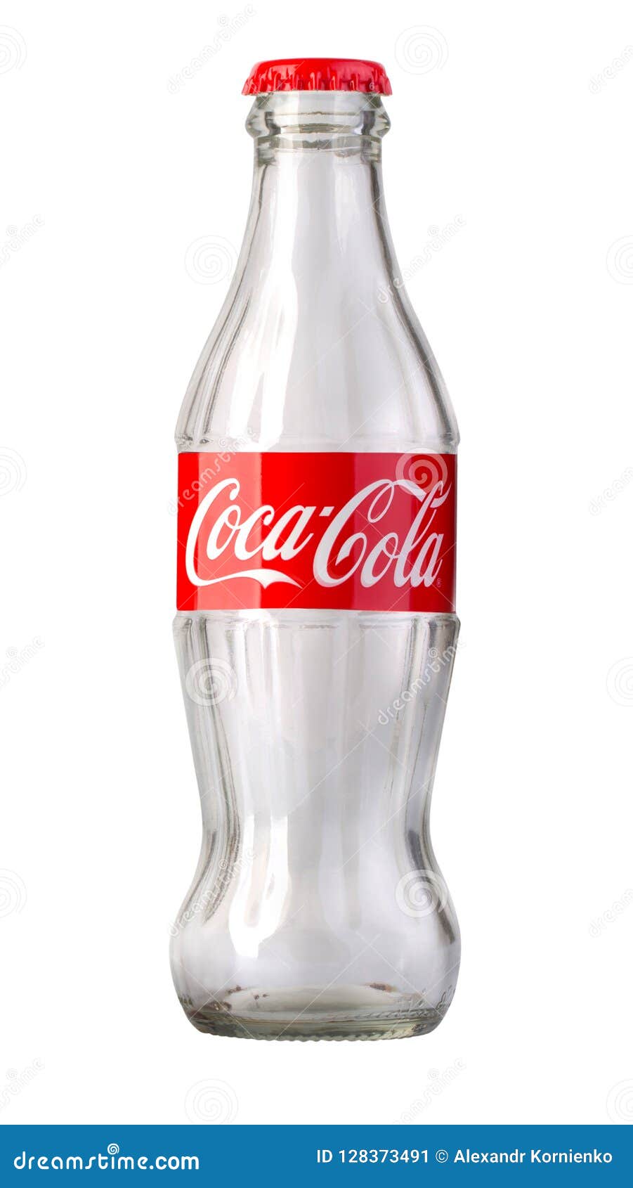 Klassische Flasche Von Coca-Cola Lokalisierte Redaktionelles Foto ...