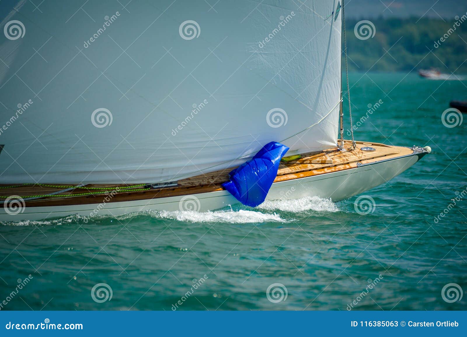 Klassische Segelbootregatta an Einer Regatta Bei Bodensee Stockbild ...