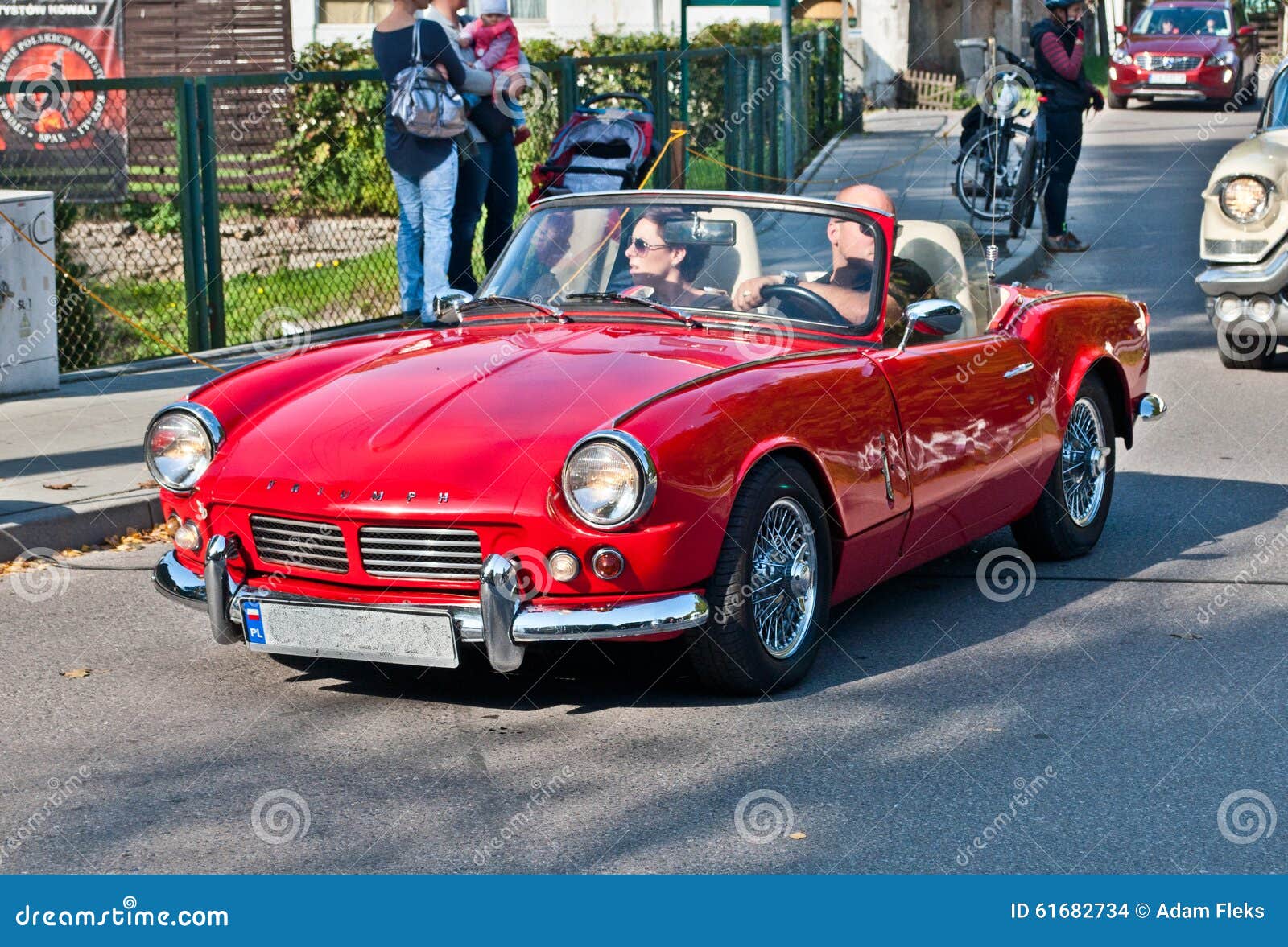 Klassisk Brittisk Bil MG Triumph Redaktionell Fotografering för ...