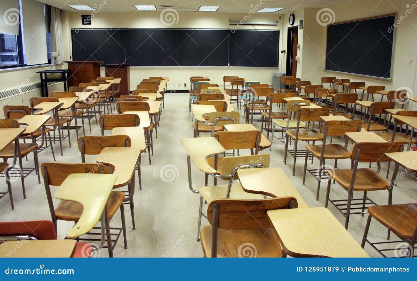 Klassrum Rum, Konferens Hall, Funktion Hall Bild. Bild: 128951879