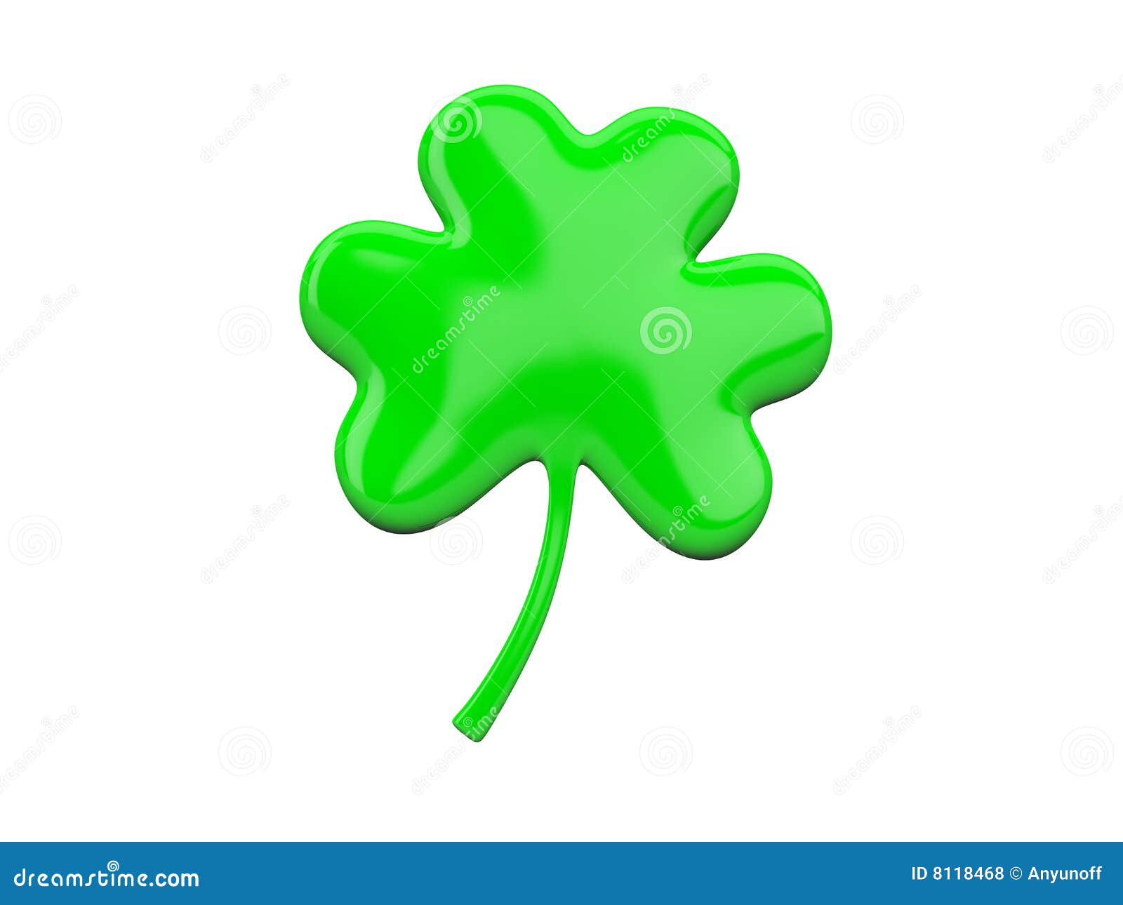 Klaver stock illustratie. Illustration of teken, iers - 8118468