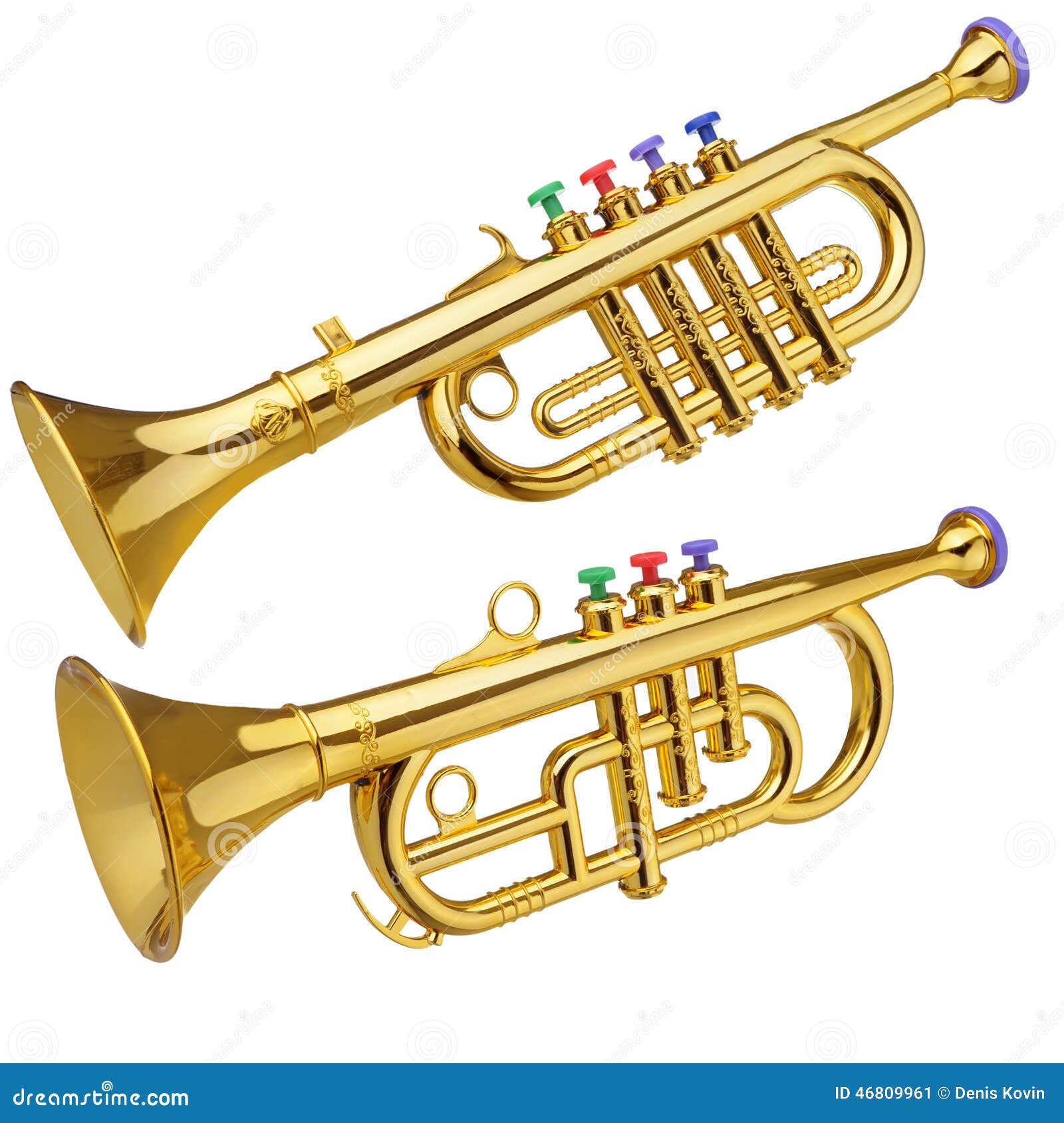 Klaxon de jouet image stock. Image du scène, musical - 46809961