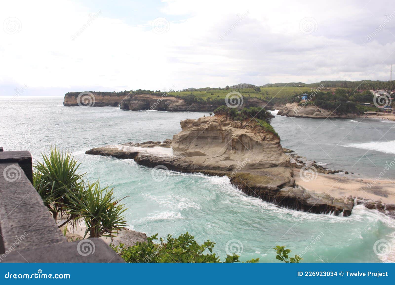 Klayar beach stock photo. Image of waterway, cape, water - 226923034