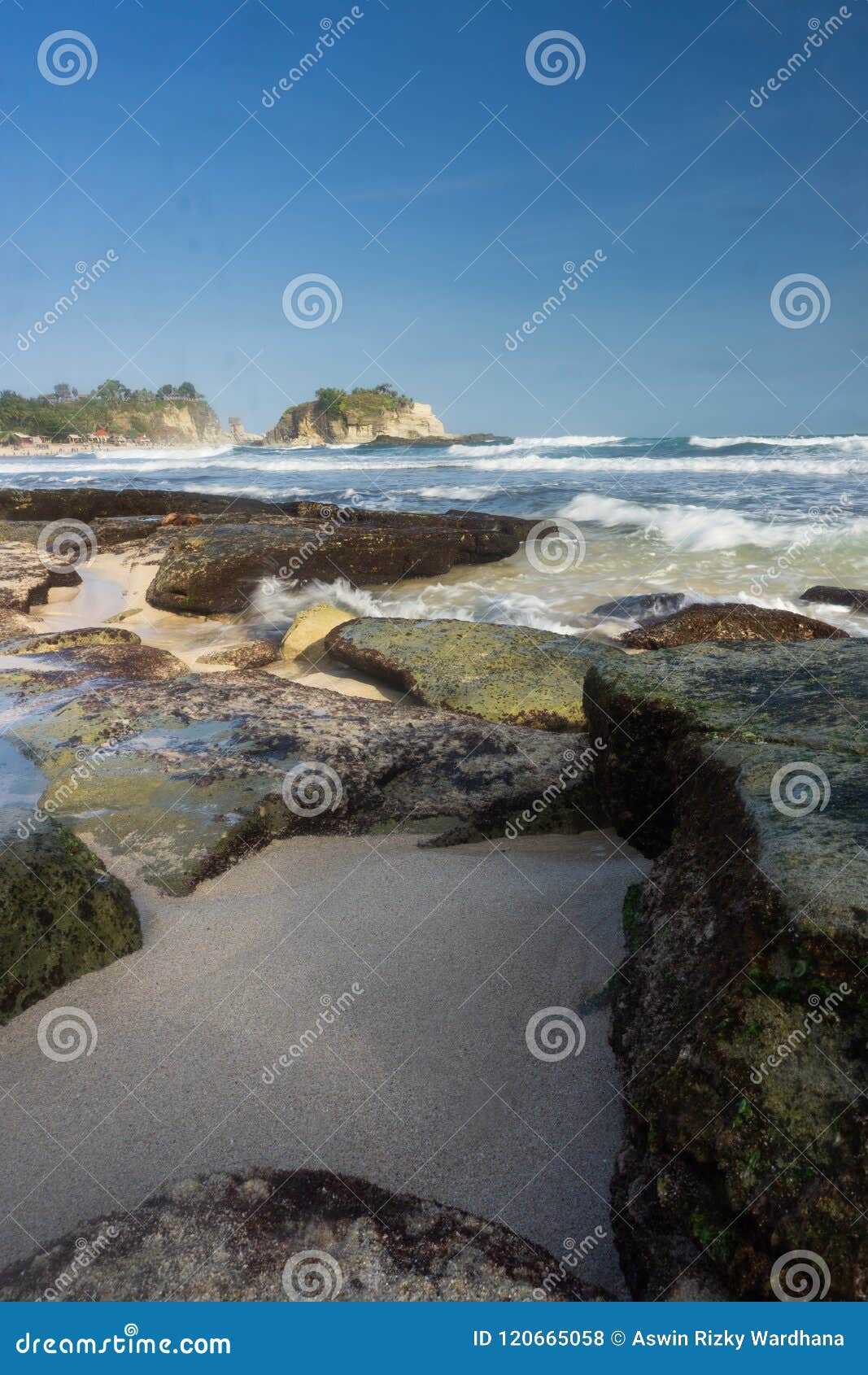 Klayar Beach Pacitan East Java Indonesia Stock Photo - Image of travel ...