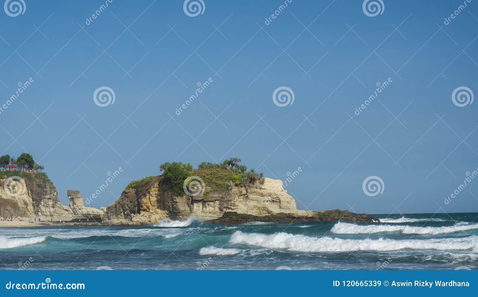 Klayar Beach Pacitan East Java Indonesia Stock Image - Image of ...