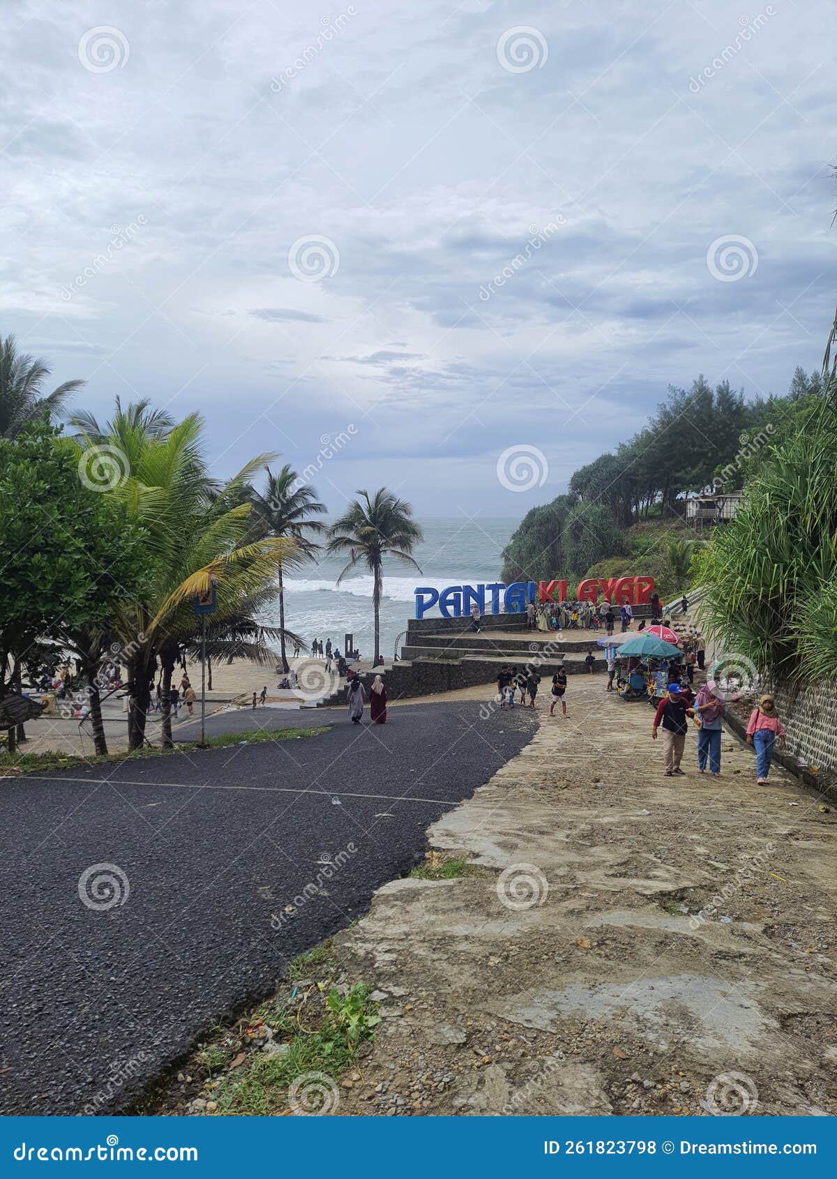 Klayar Beach Pacitan Indonesia Editorial Stock Photo - Image of snow ...