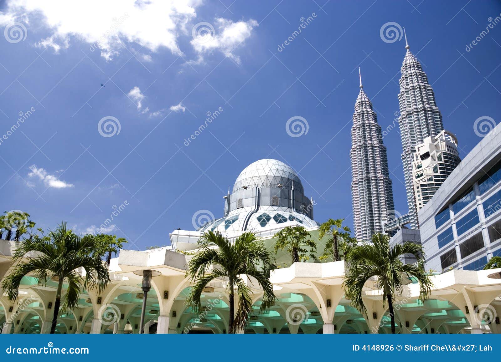 KLCC Mosque stock photo. Image of islam, contemporary - 4148926