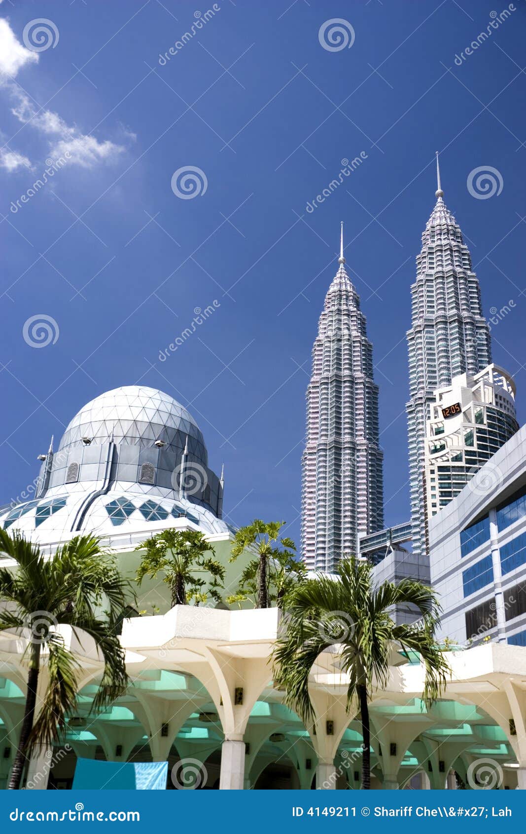 KLCC Mosque stock image. Image of petronas, religious - 4149211
