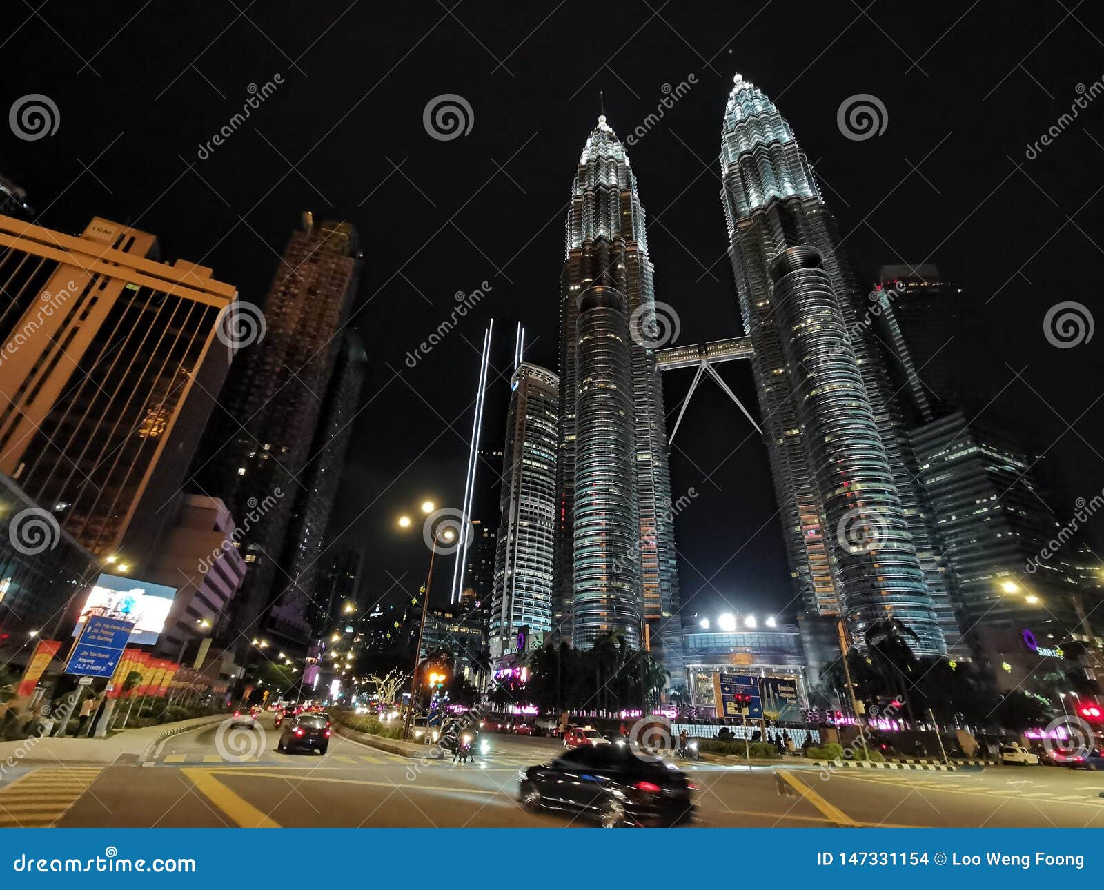 KLCC Night Scene 2019 stock photo. Image of kualalumpur - 147331154