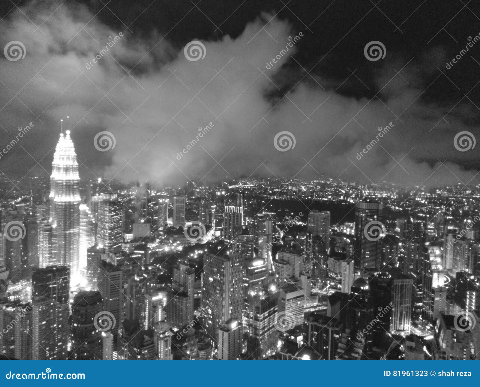 KLCC NIGHT VIEW stock image. Image of visit, view, klcc - 81961323