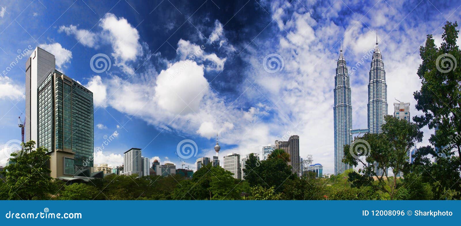 KLCC Park stock photo. Image of skyscraper, wide, rise - 12008096