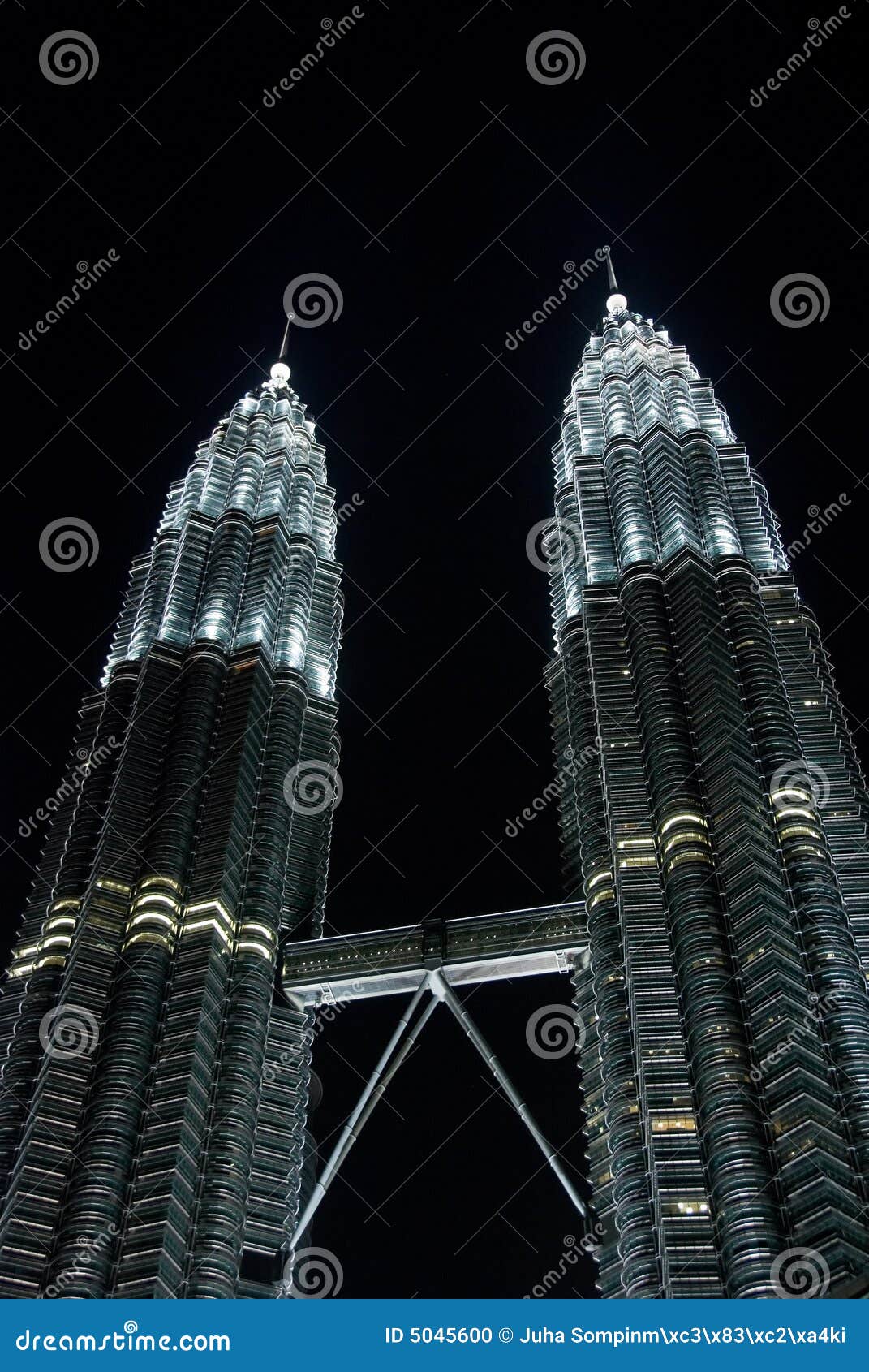 KLCC, Petronas twin towers stock photo. Image of modern - 5045600