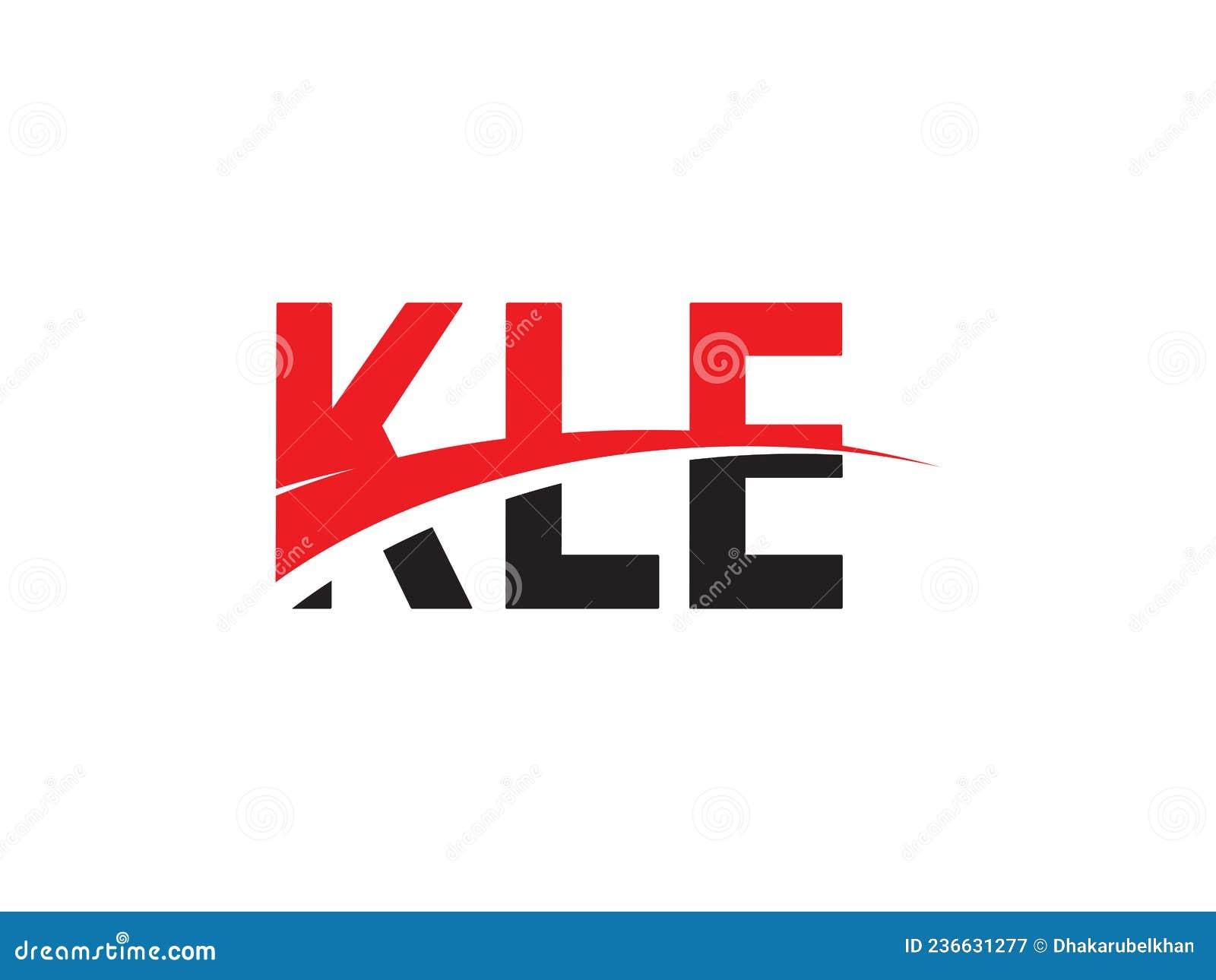 KLE Letter Initial Logo Design Vector Illustration Stock Vector ...