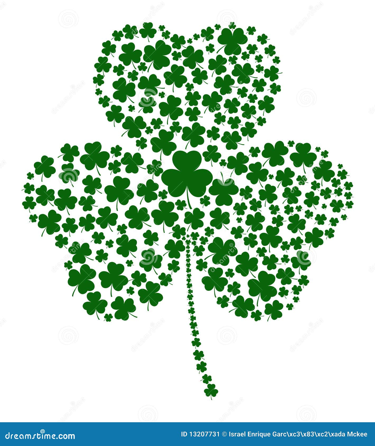 Klee des Klees vektor abbildung. Illustration von abbildung - 13207731