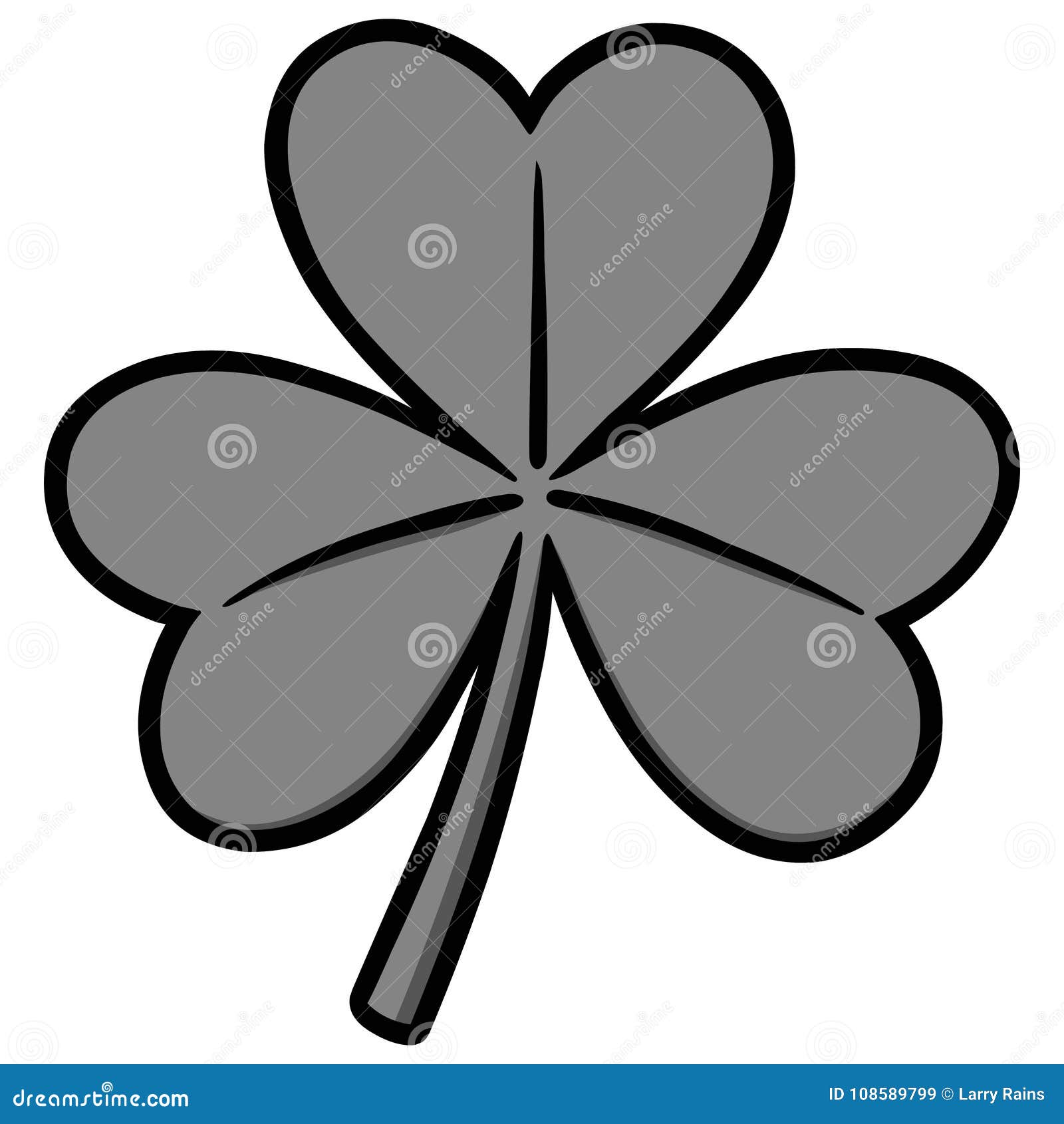 Klee-Illustration vektor abbildung. Illustration von abbildung - 108589799