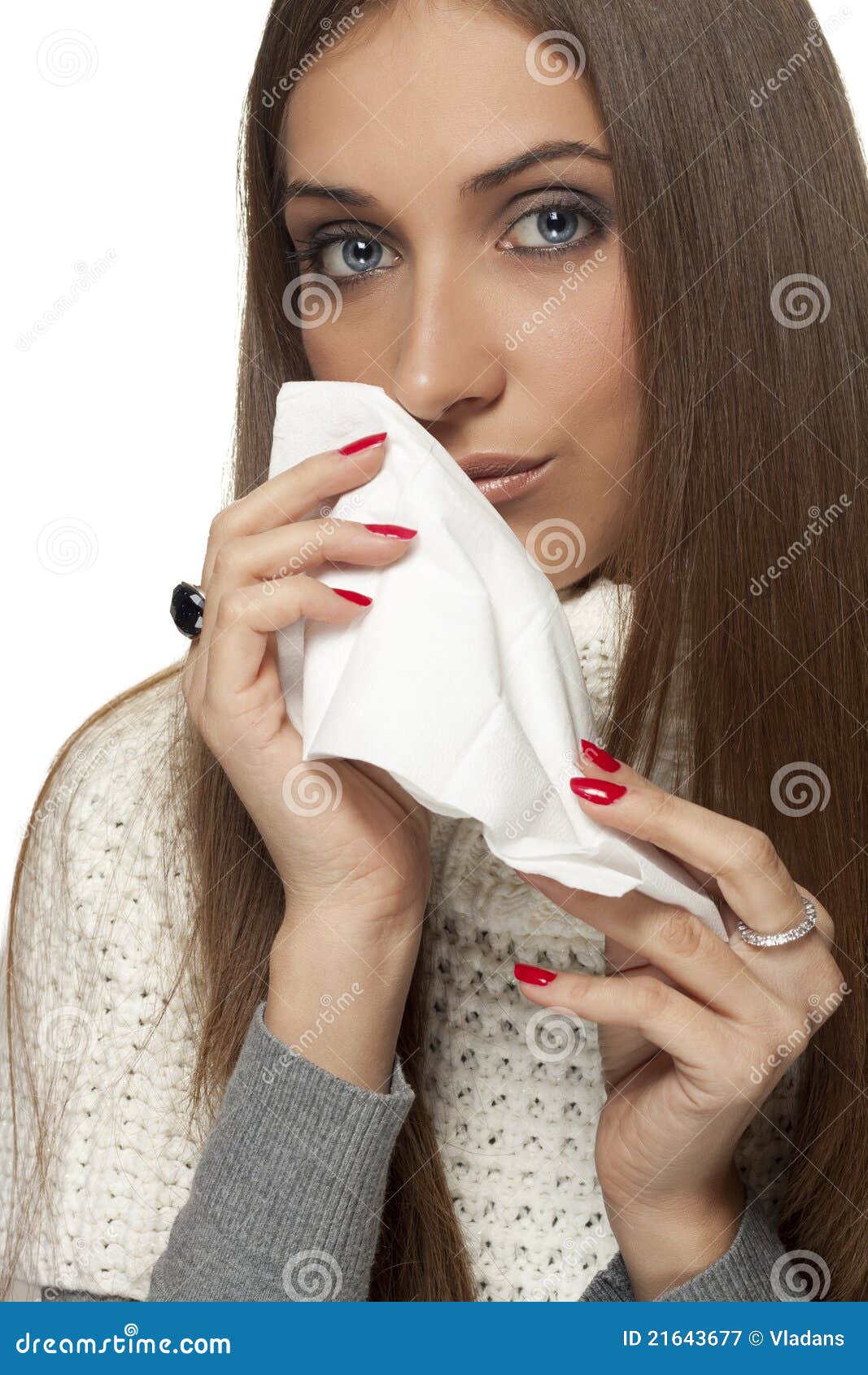 Kleenex stock image. Image of closeup, female, people - 21643677