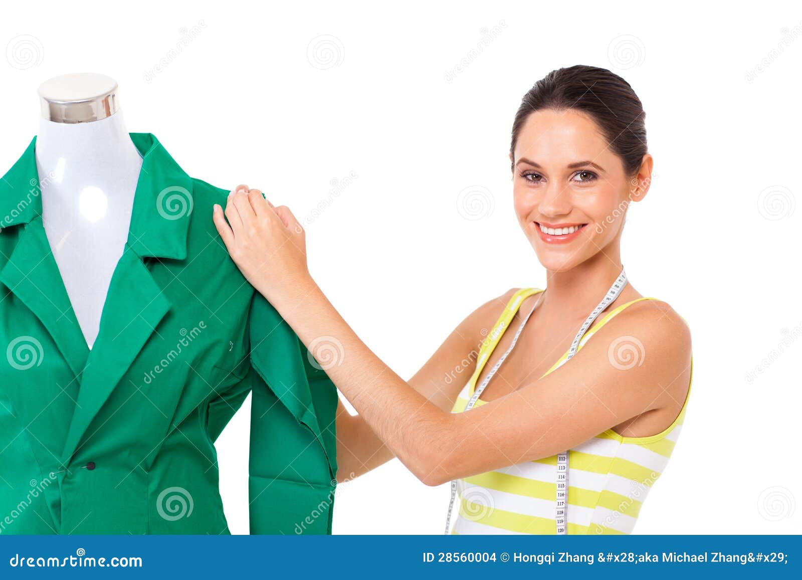 Kleermaker Die Aan Kledingstuk Werken Stock Foto - Image of band ...