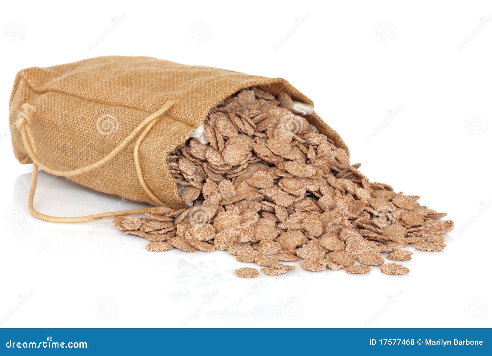 Kleie-Flocken stockfoto. Bild von jutefaser, gesundheit - 17577468