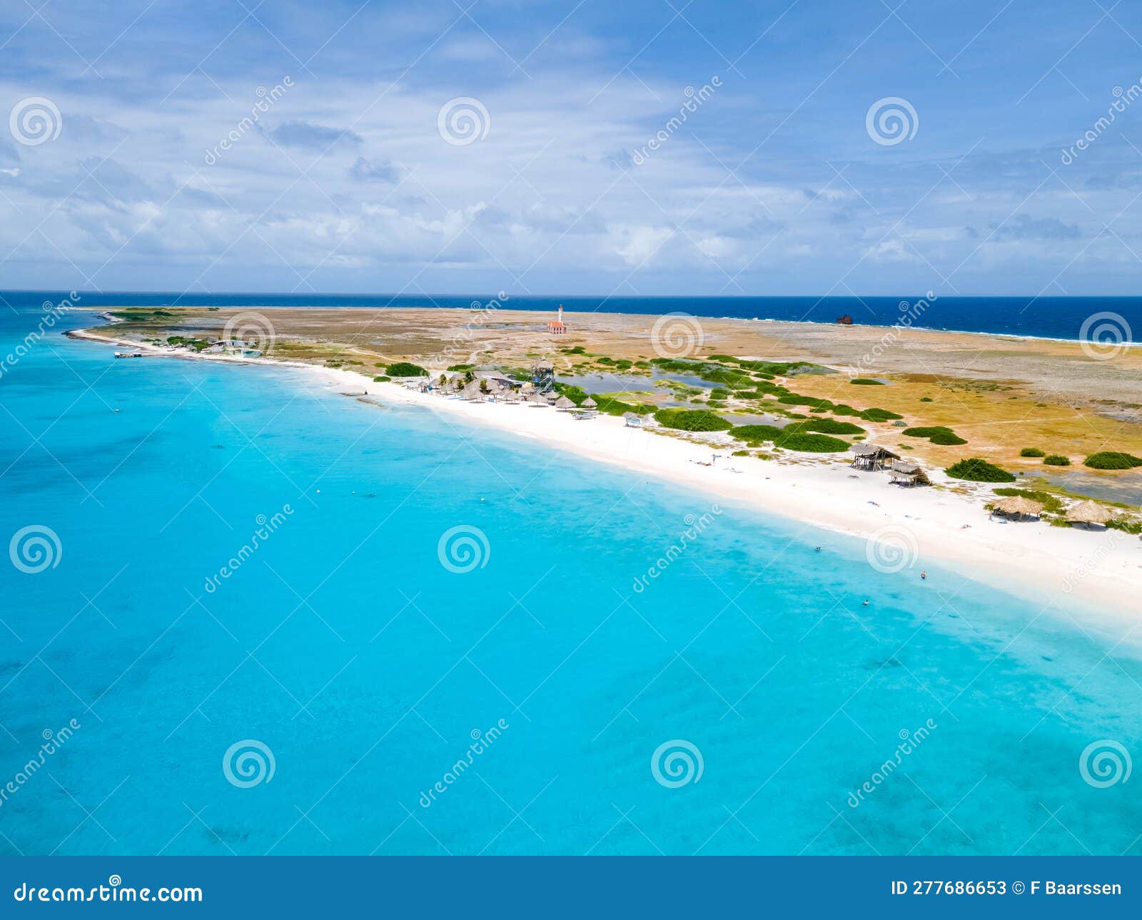 Klein Curacao Island with Tropical Beach at the Caribbean Island of ...