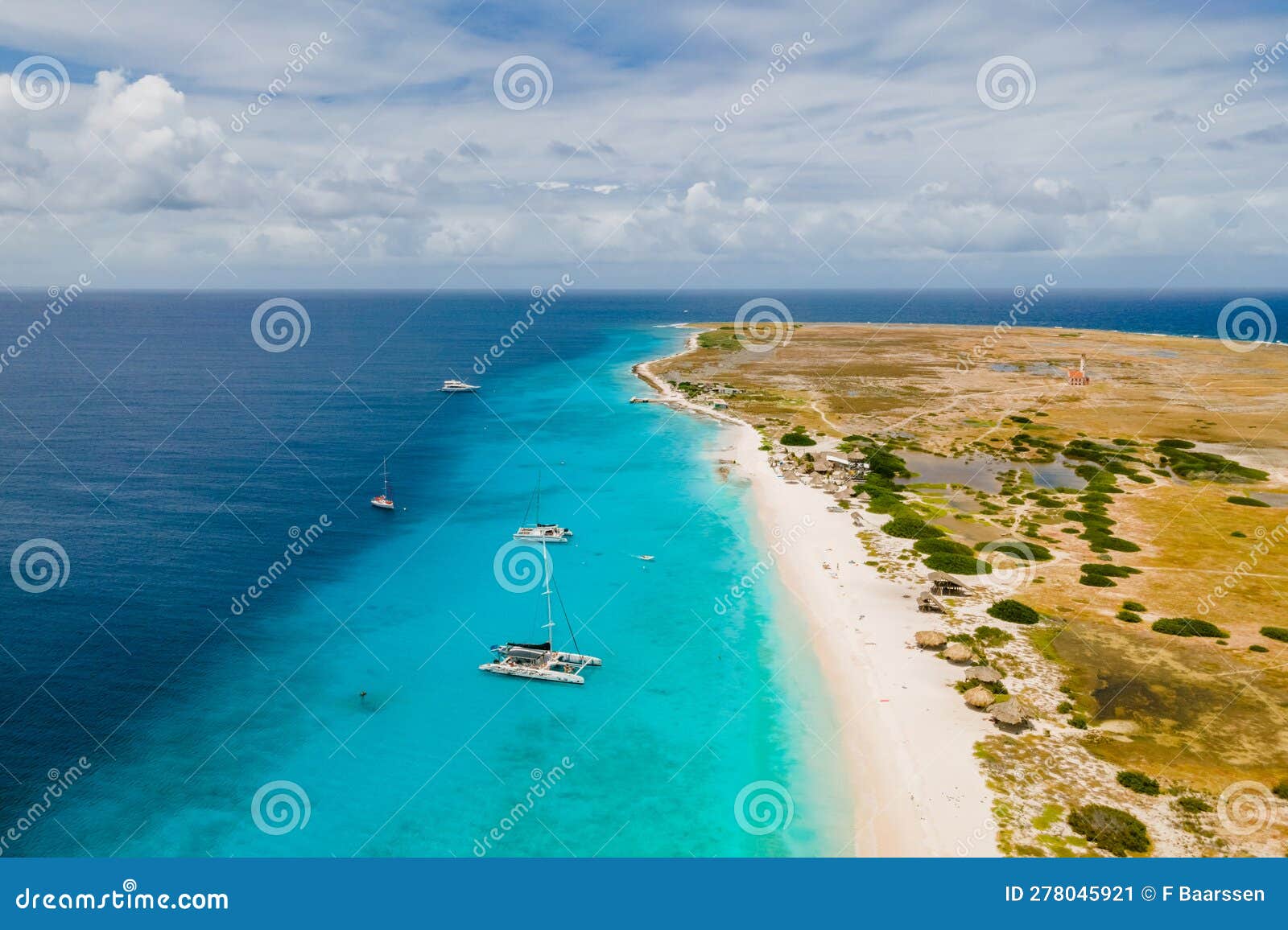 Klein Curacao Island with Tropical Beach at the Caribbean Island of ...