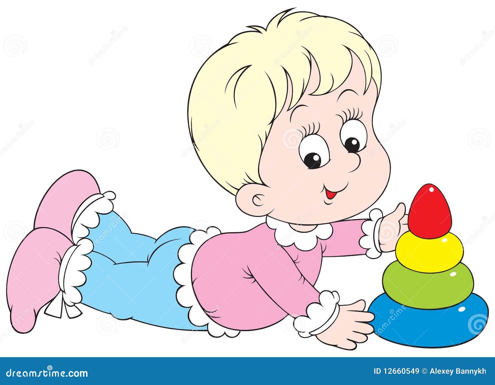 Klein kind vector illustratie. Illustration of glimlachen - 12660549