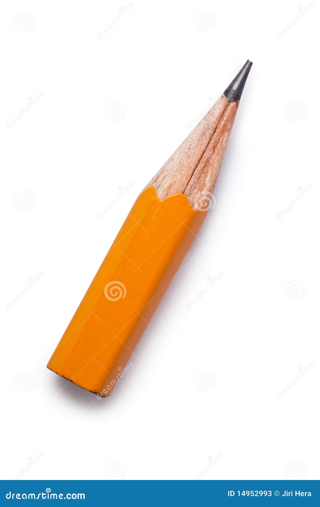 Klein potlood stock afbeelding. Image of macro, document - 14952993