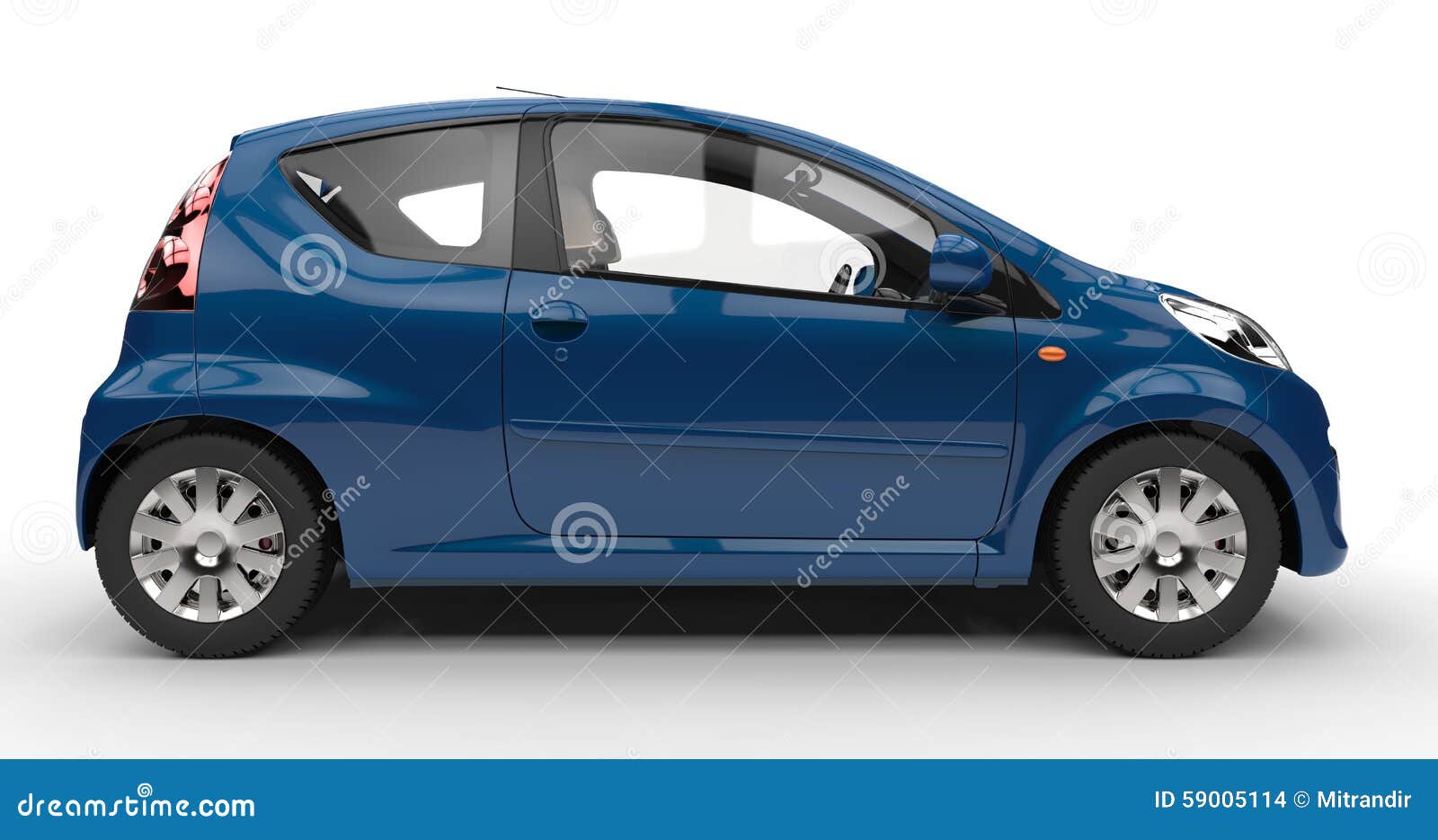 Kleine Blauwe Auto stock foto. Image of familie, geïsoleerd - 59005114