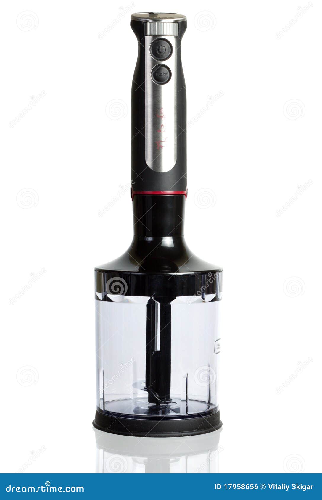 Kleine Elektrische Mixer Op Wit Stock Foto - Image of zorg, dranken ...