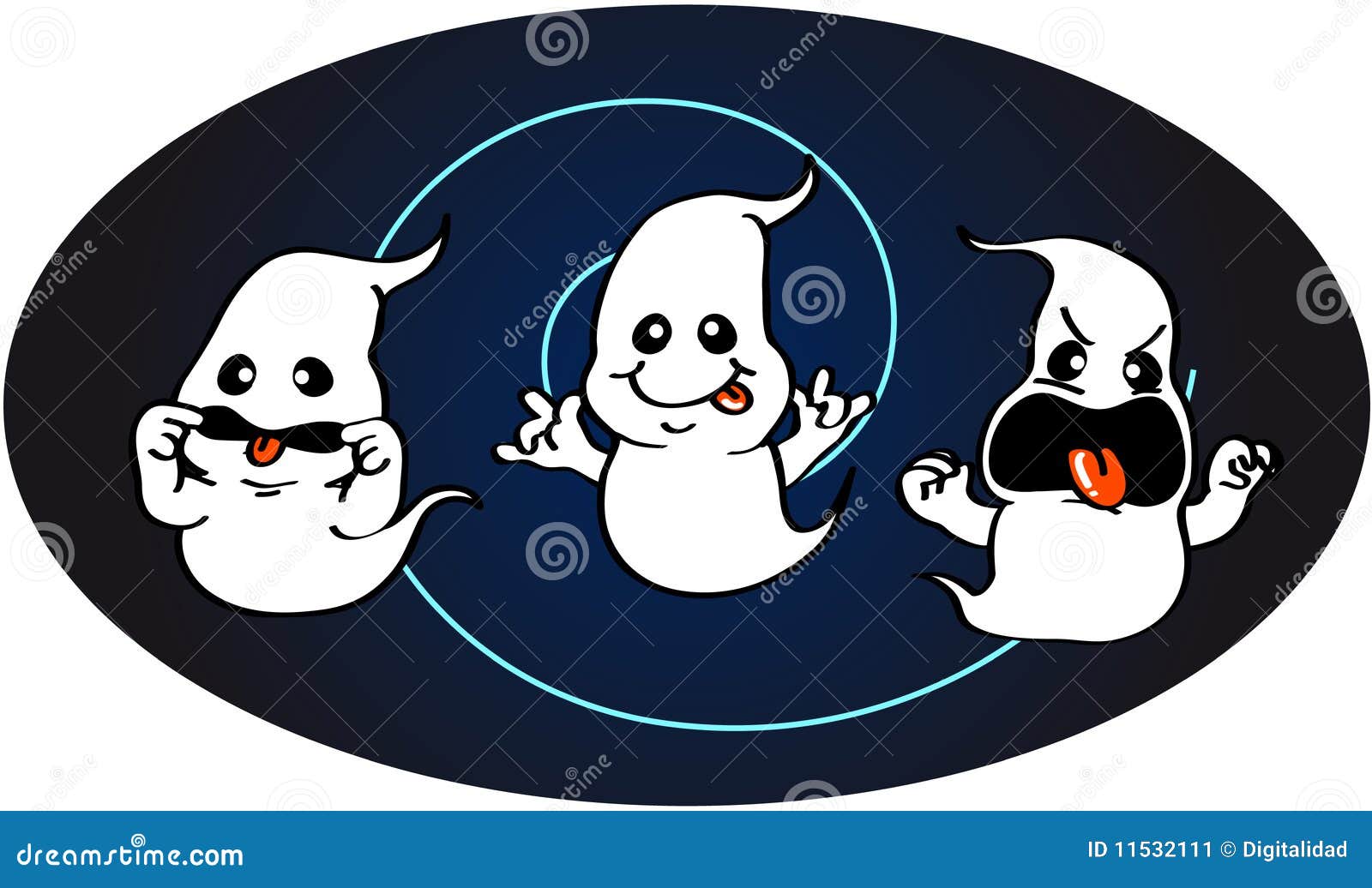 Kleine Geister Stockbild - Bild: 11532111