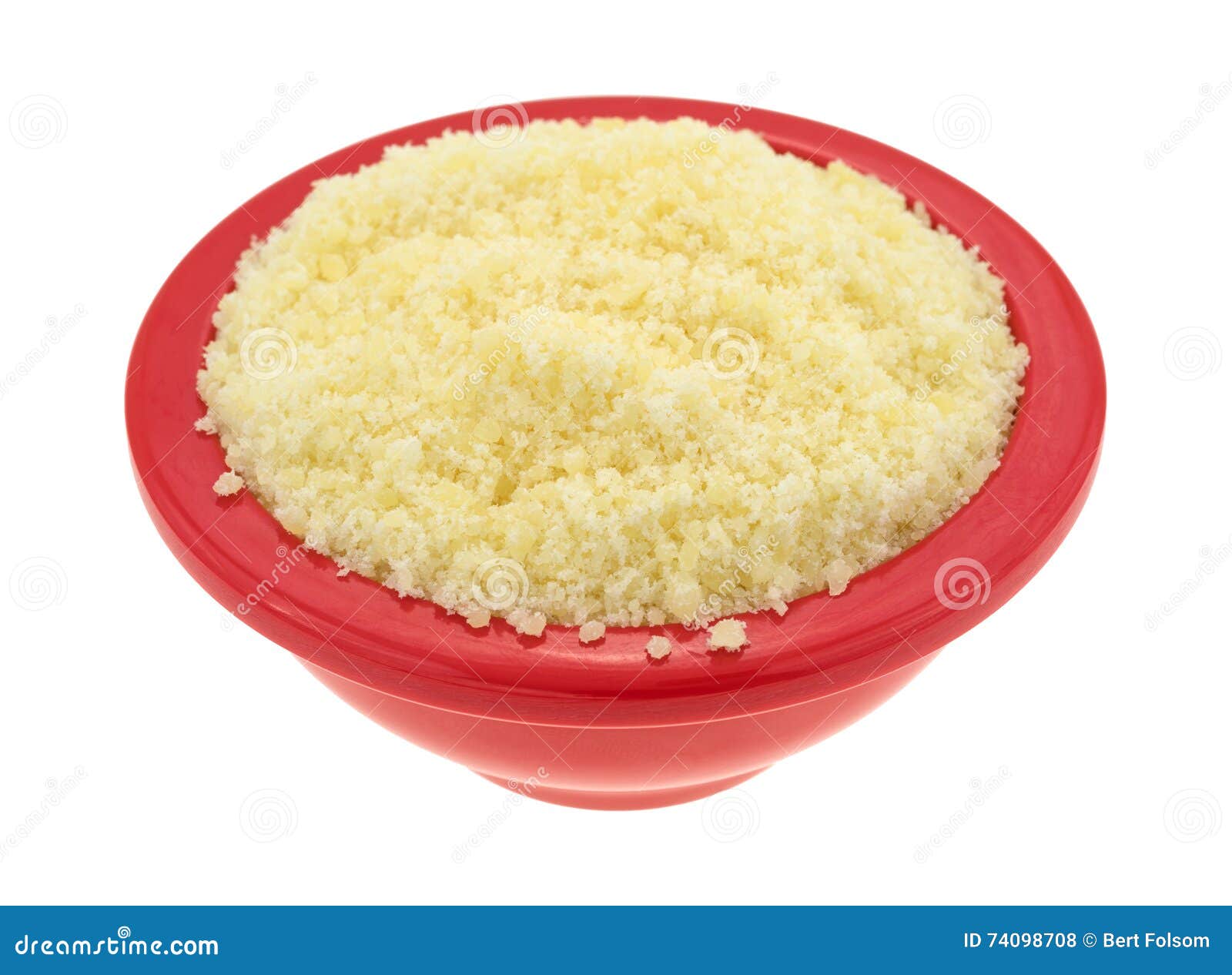 Kleine Kom Van Geraspte Pecorino-Romano Kaas Stock Foto - Image of ...