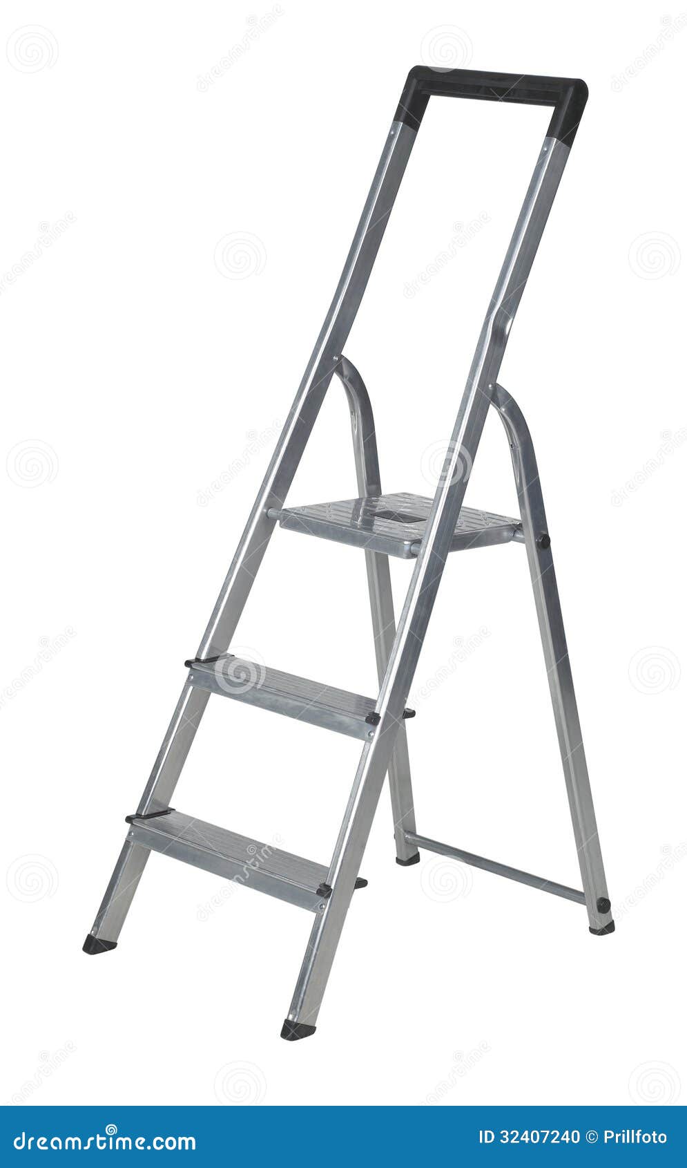 Kleine metallische Leiter stockfoto. Bild von nachricht - 32407240