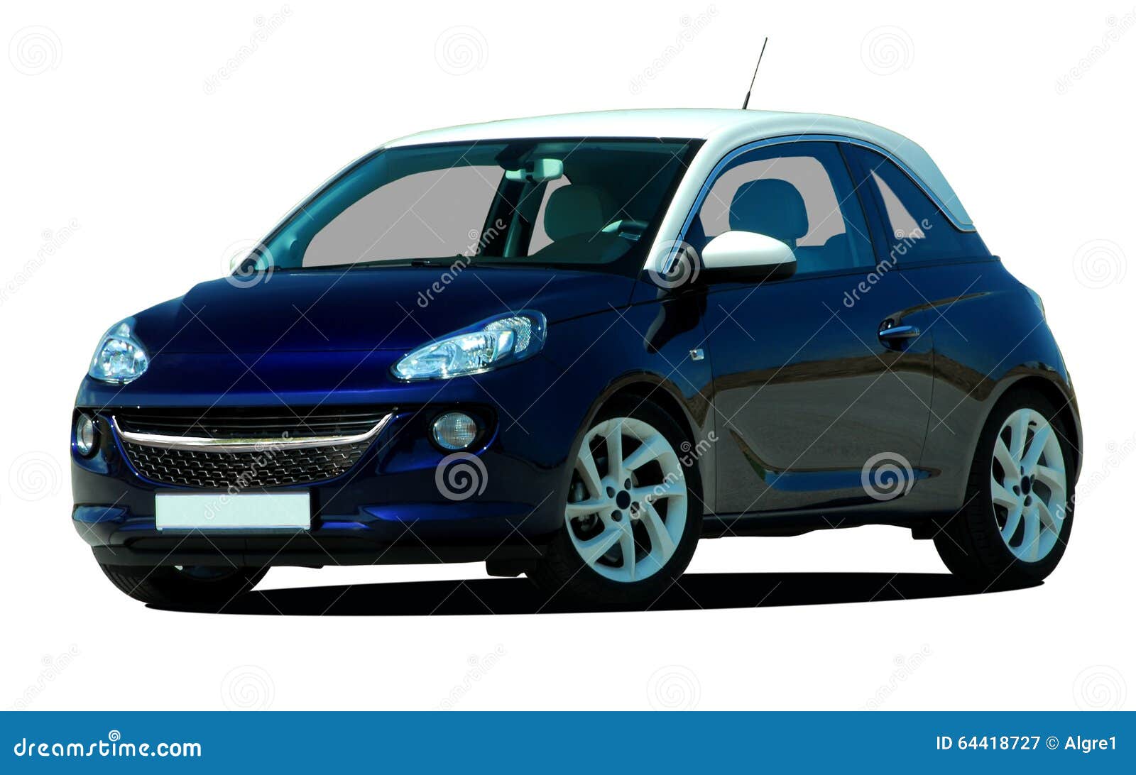 Kleine personenauto stock afbeelding. Image of glanzend - 64418727