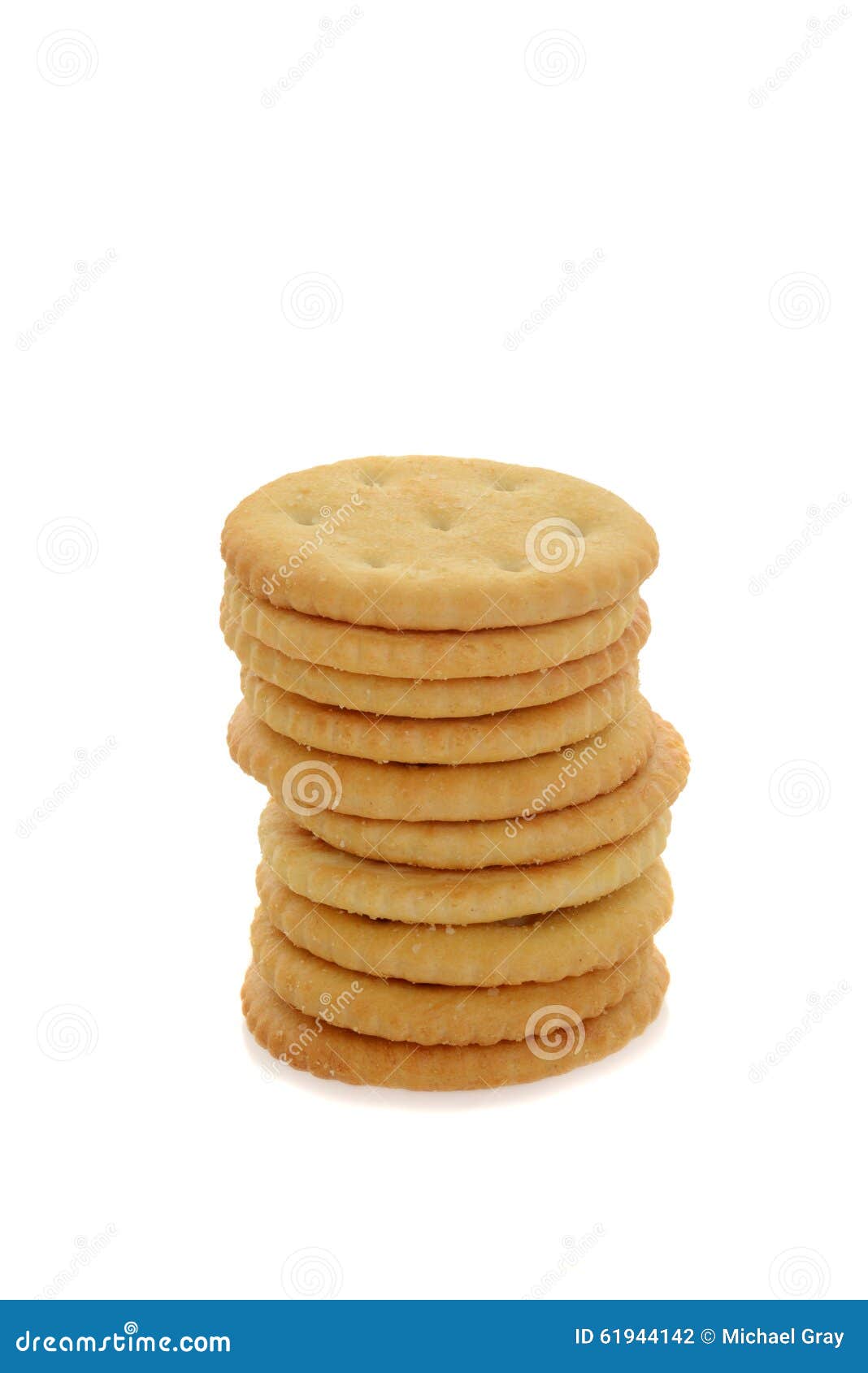 Kleine Runde Cracker Des Stapels Stockfoto - Bild von kräcker, makro ...