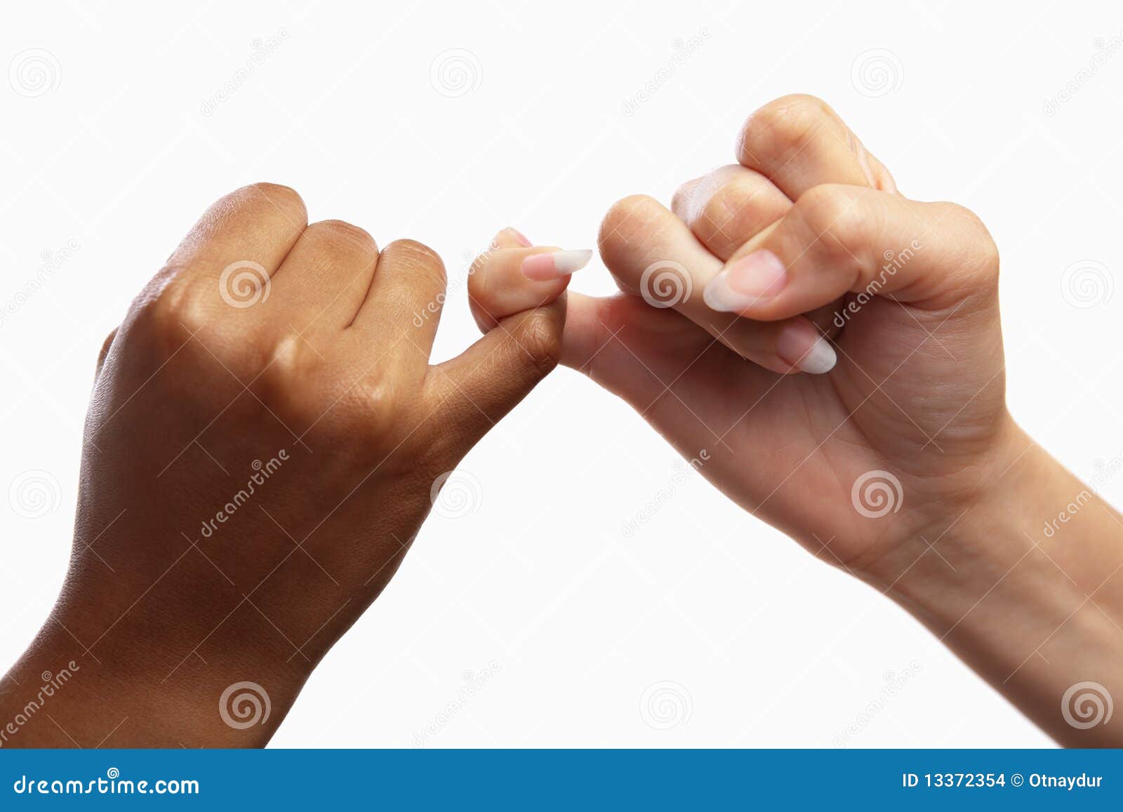 Kleiner Finger schwören stockfoto. Bild von symbol, hand - 13372354