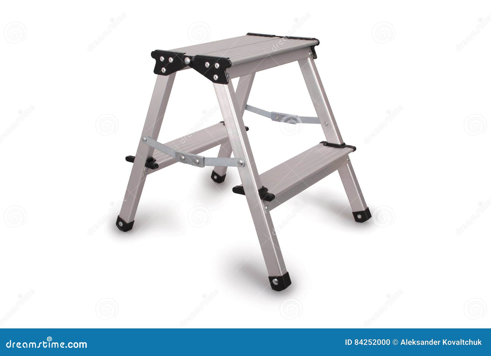 Kleiner Metallleiter Beschneidungspfad Stockfoto - Bild von einzeln ...