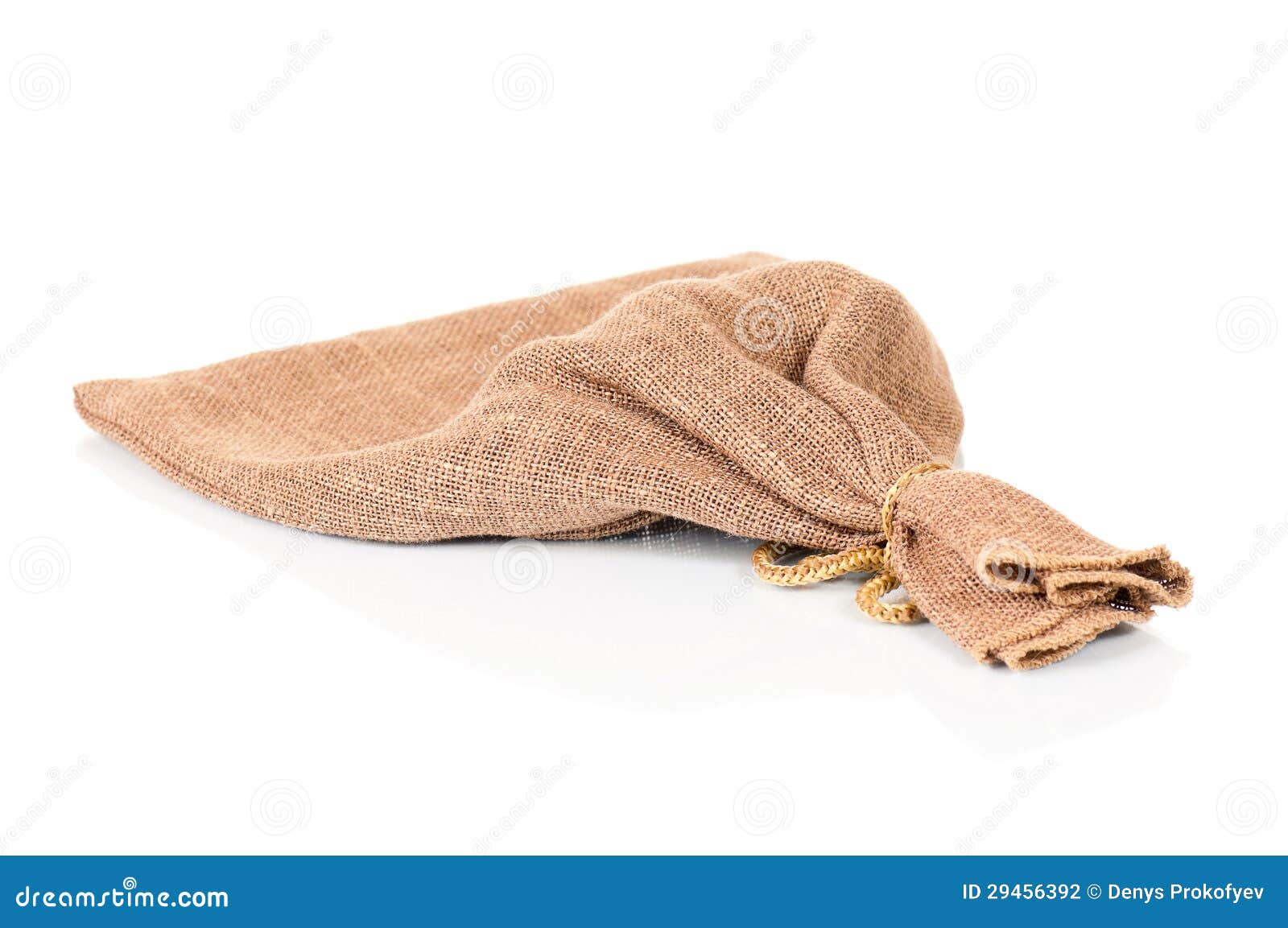 Kleiner Sack stockfoto. Bild von material, geldtasche - 29456392