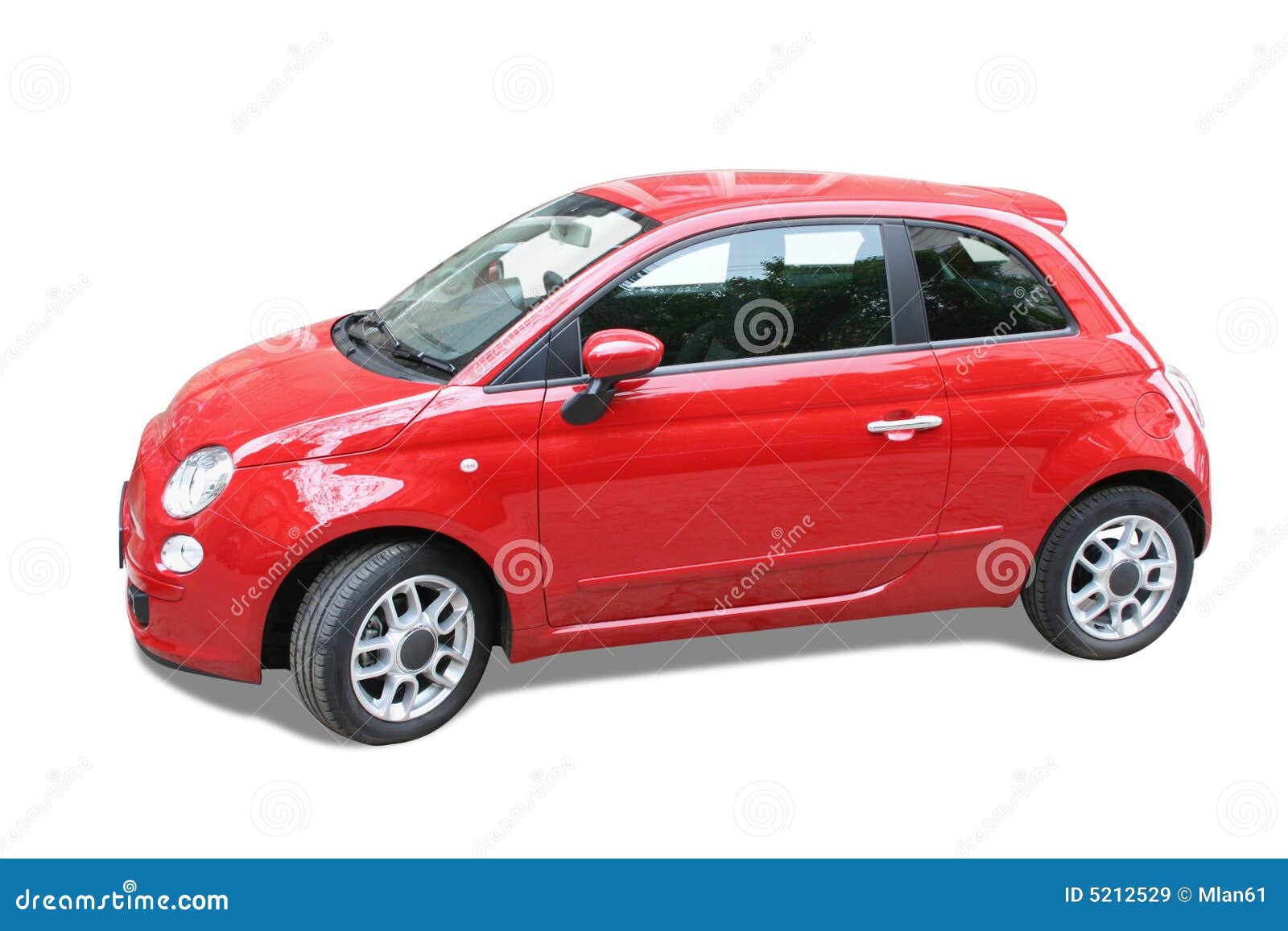 Kleines rotes Auto stockbild. Bild von auto, verkehr, automobil - 5212529