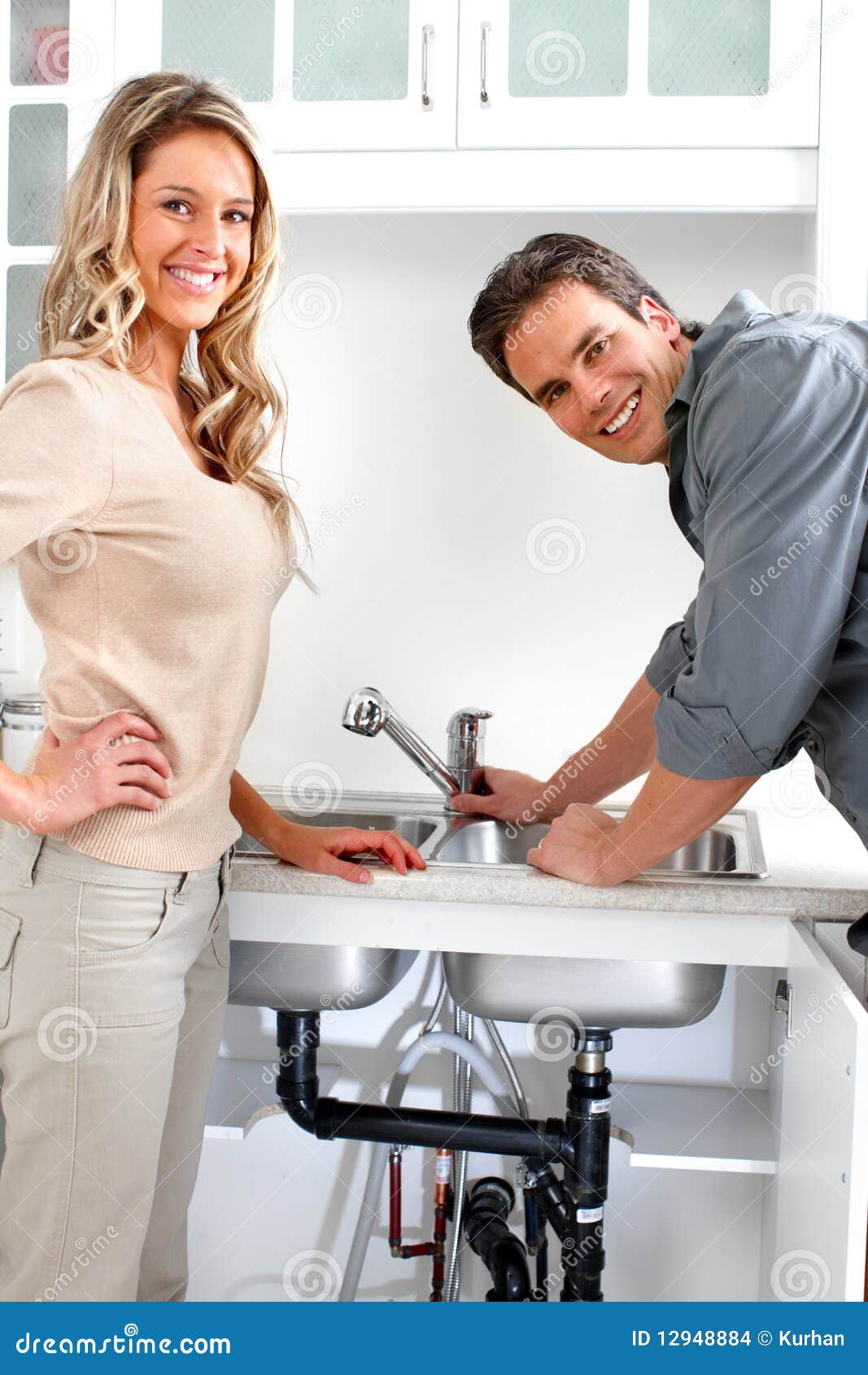 Klempner stockfoto. Bild von industriell, heimwerker - 12948884