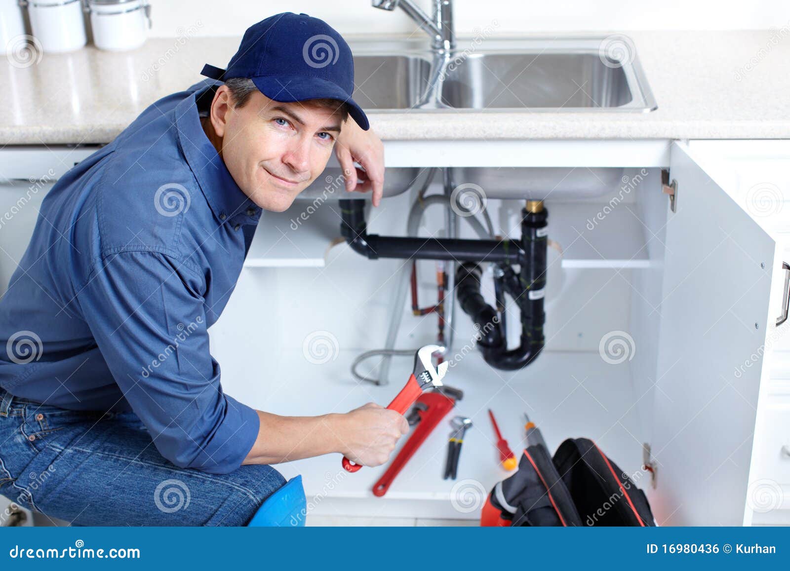 Klempner stockfoto. Bild von heimwerker, klempnerarbeit - 16980436