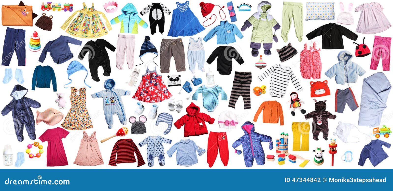 Kleren Voor Kinderenachtergrond Stock Foto - Image of slaperig ...