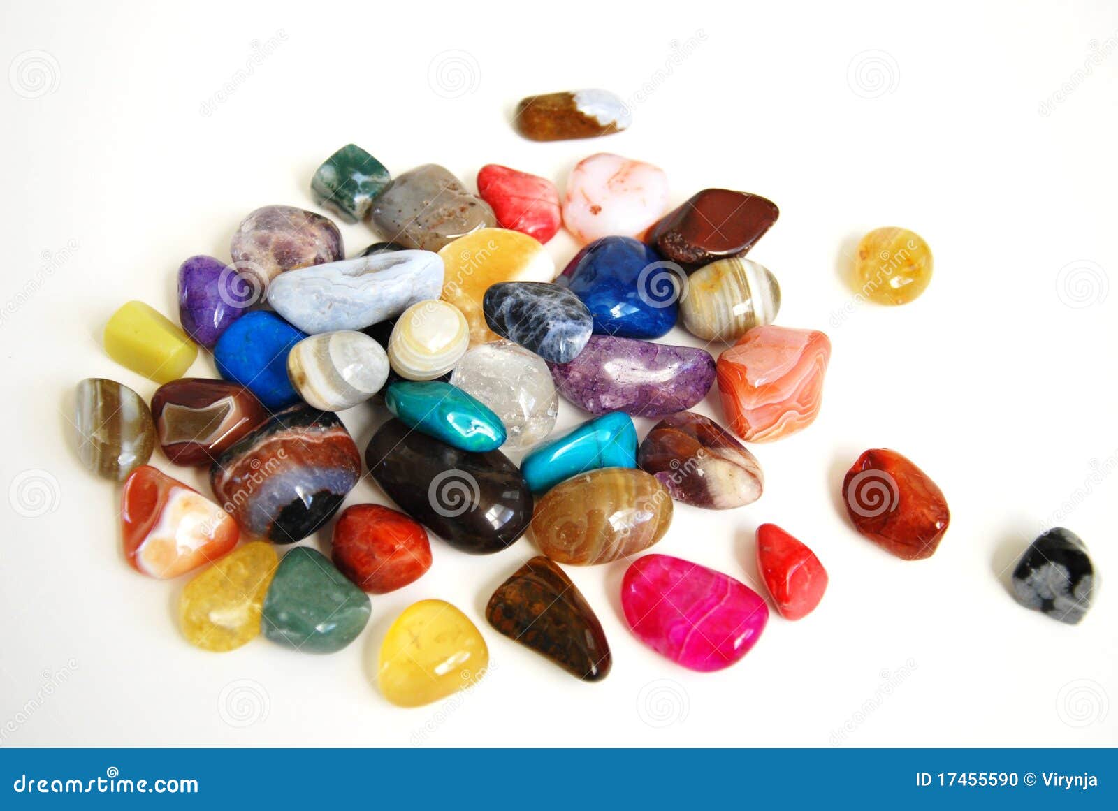 Kleur stenen stock foto. Image of macro, mineraal, samenvatting - 17455590