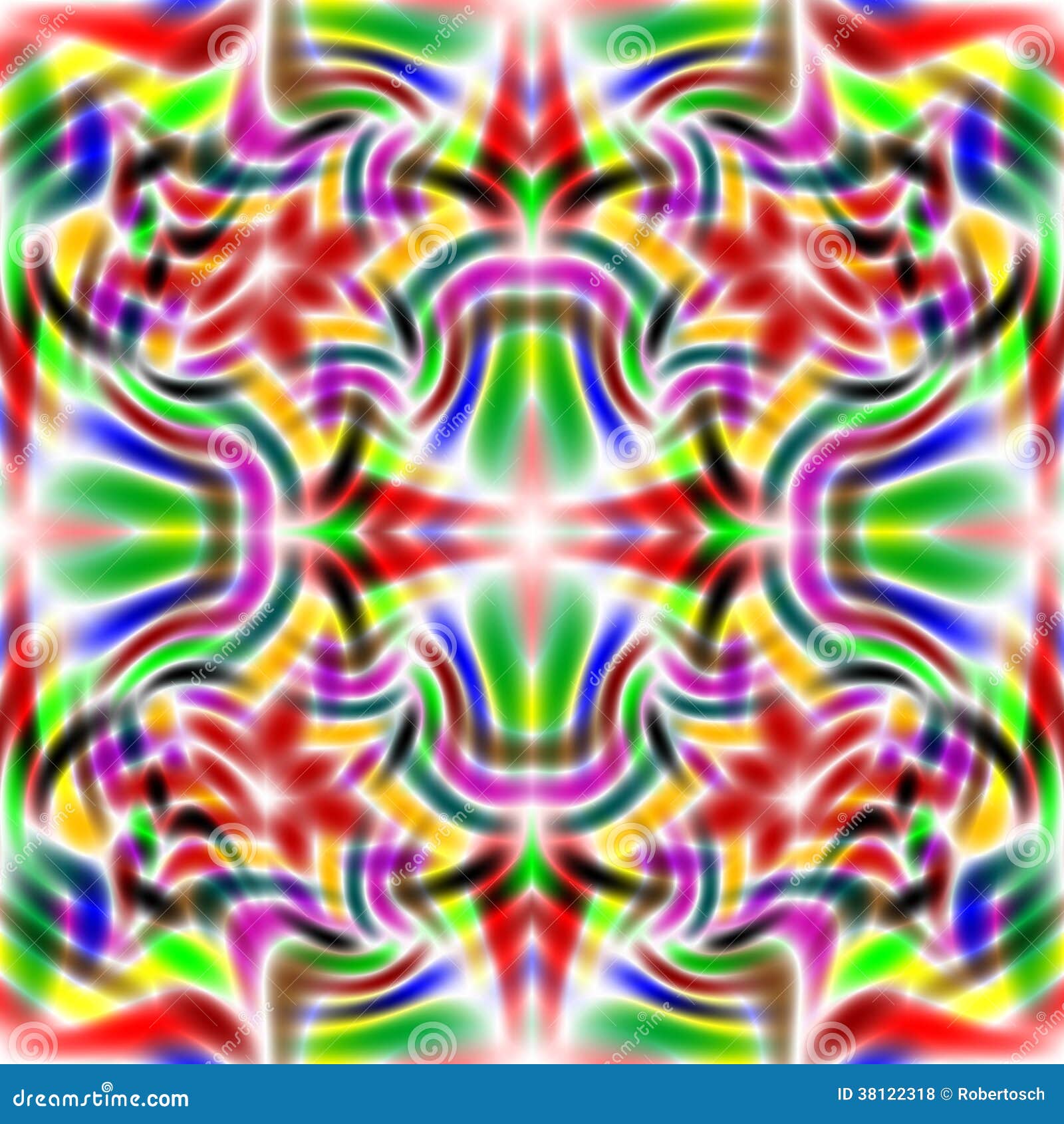 Kleuren abstract patroon vector illustratie. Illustration of stralen ...